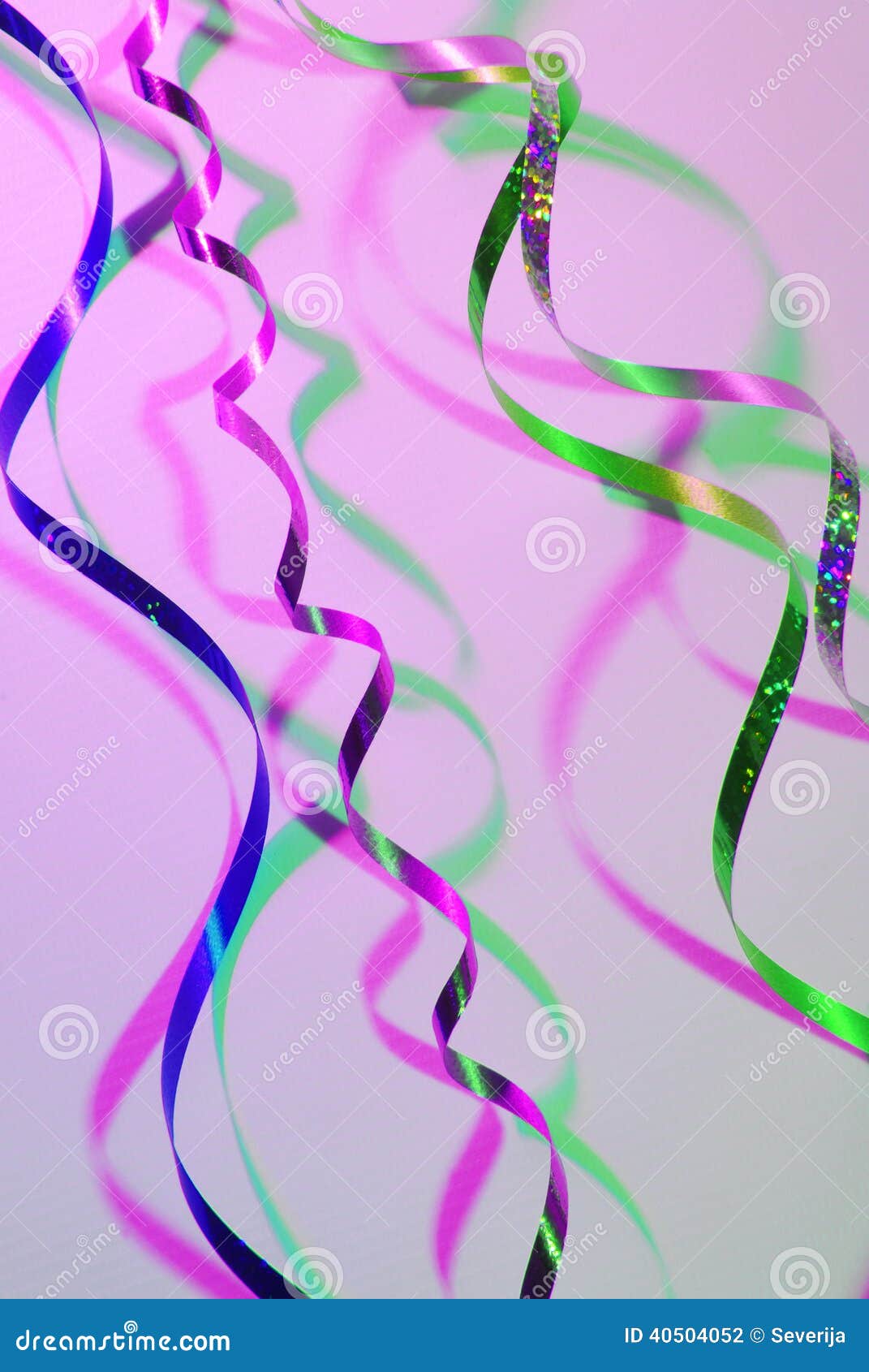 Confetti Serpentine Ribbon Border Royalty-Free Stock Image ...