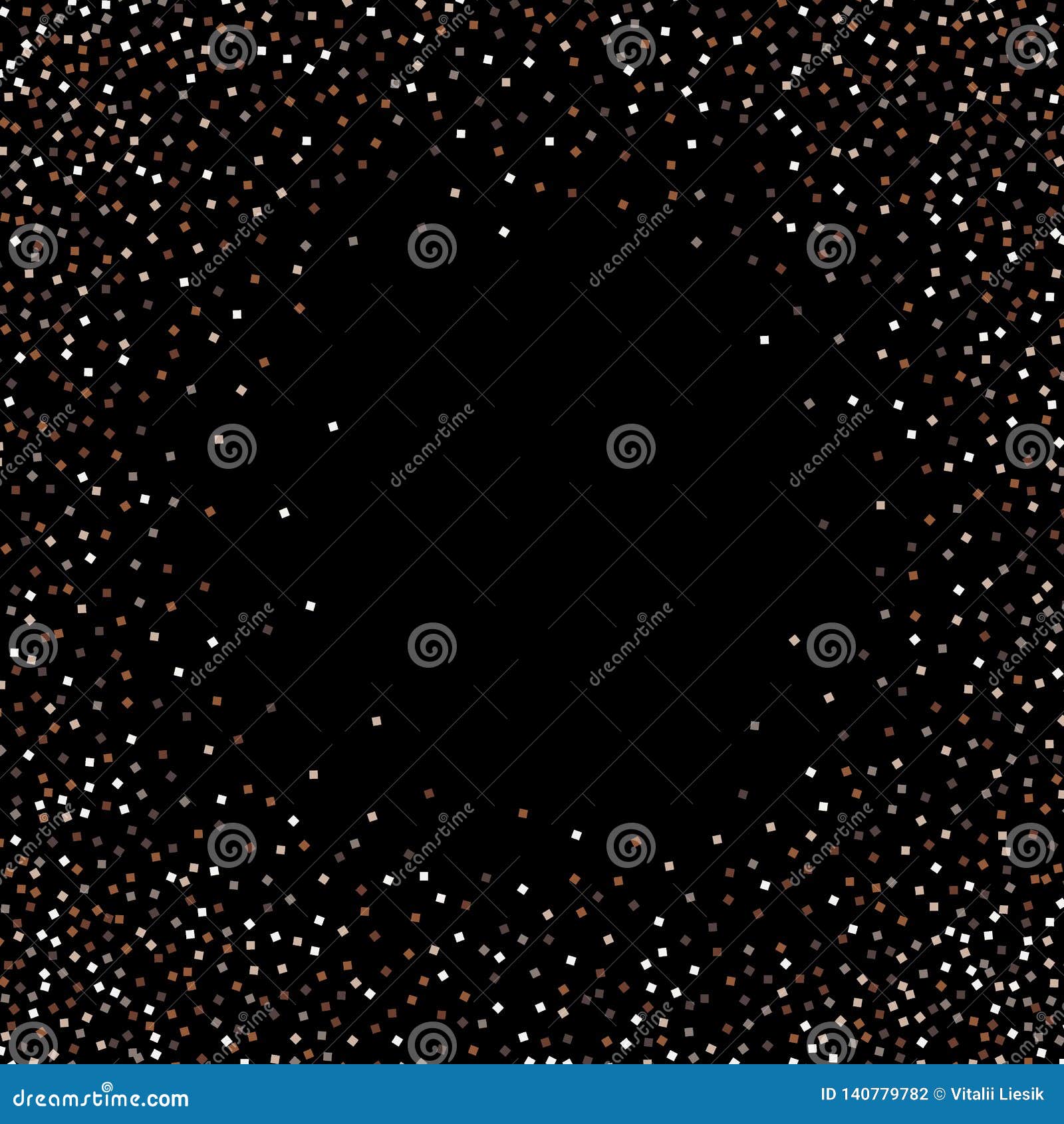 Confetti Silver Flare. Glitter Background Stock Vector - Illustration ...