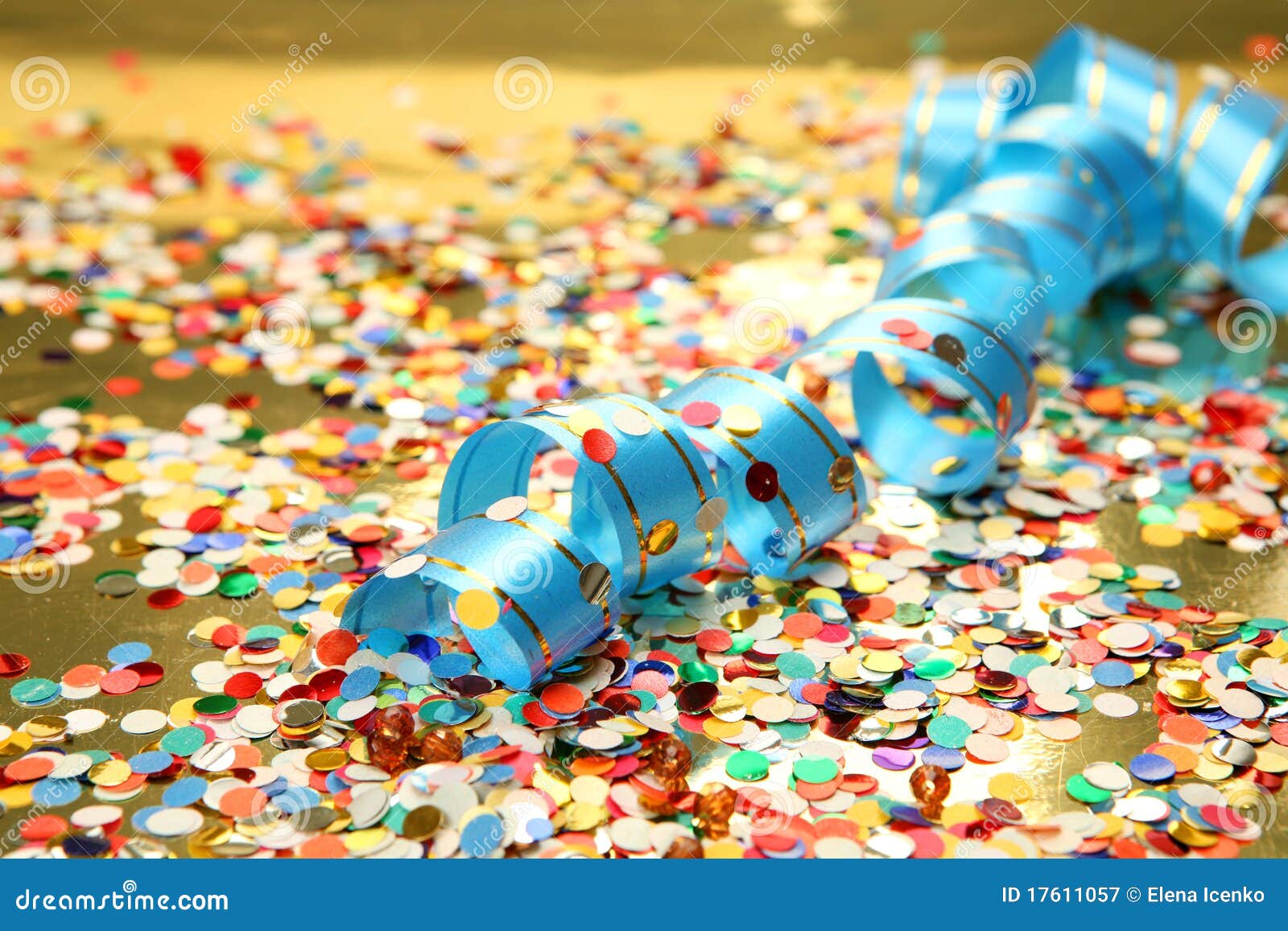 Confetti And Streamer Picture. Image: 17611057