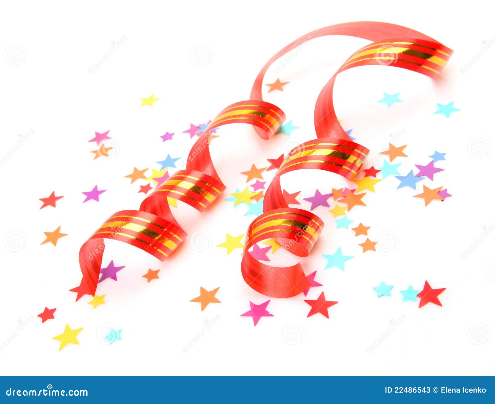 Confetti and streamer stock image. Image of pleasure - 22486543