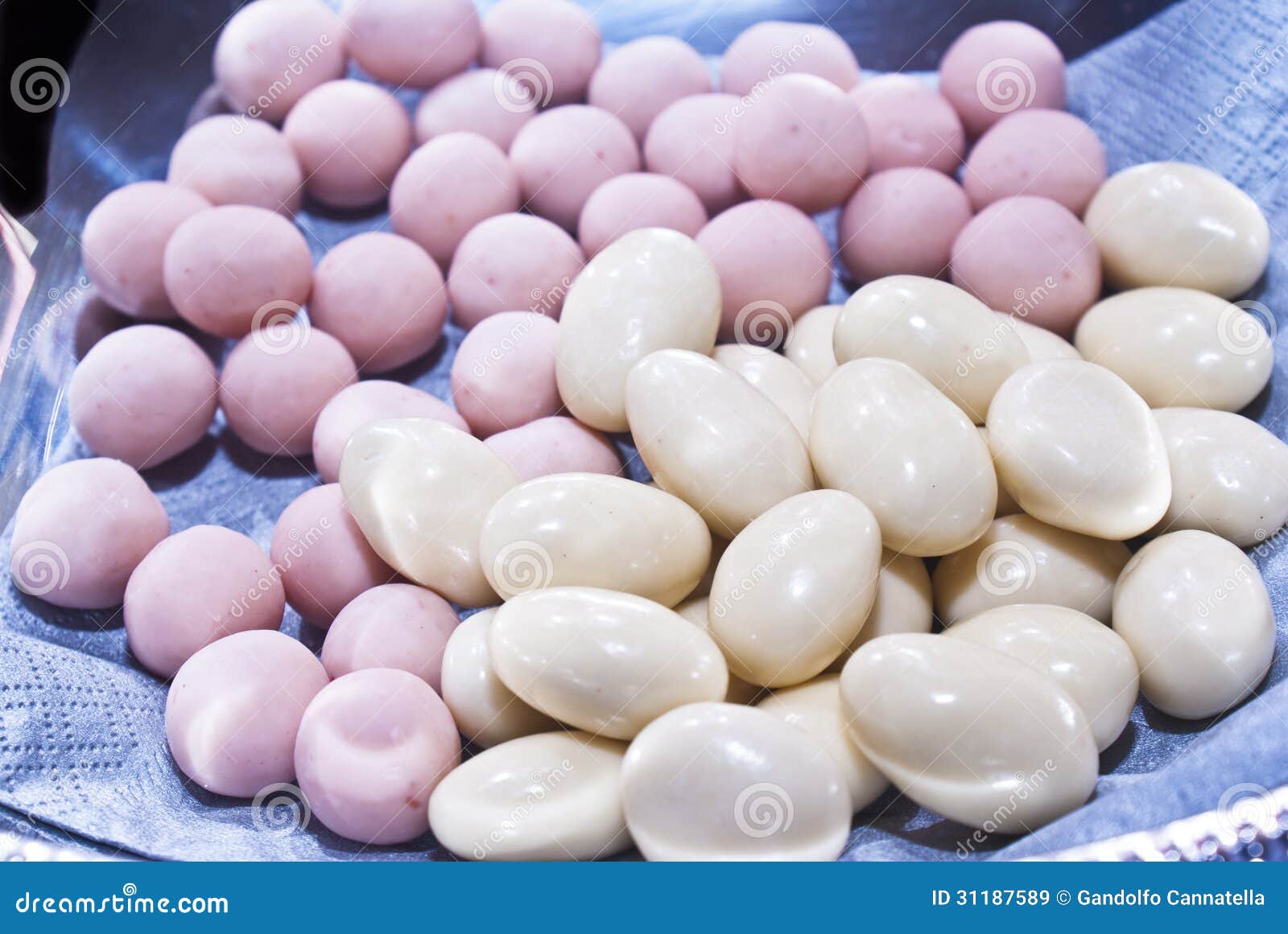 Confetti- sugared almonds stock image. Image of candy - 31187589