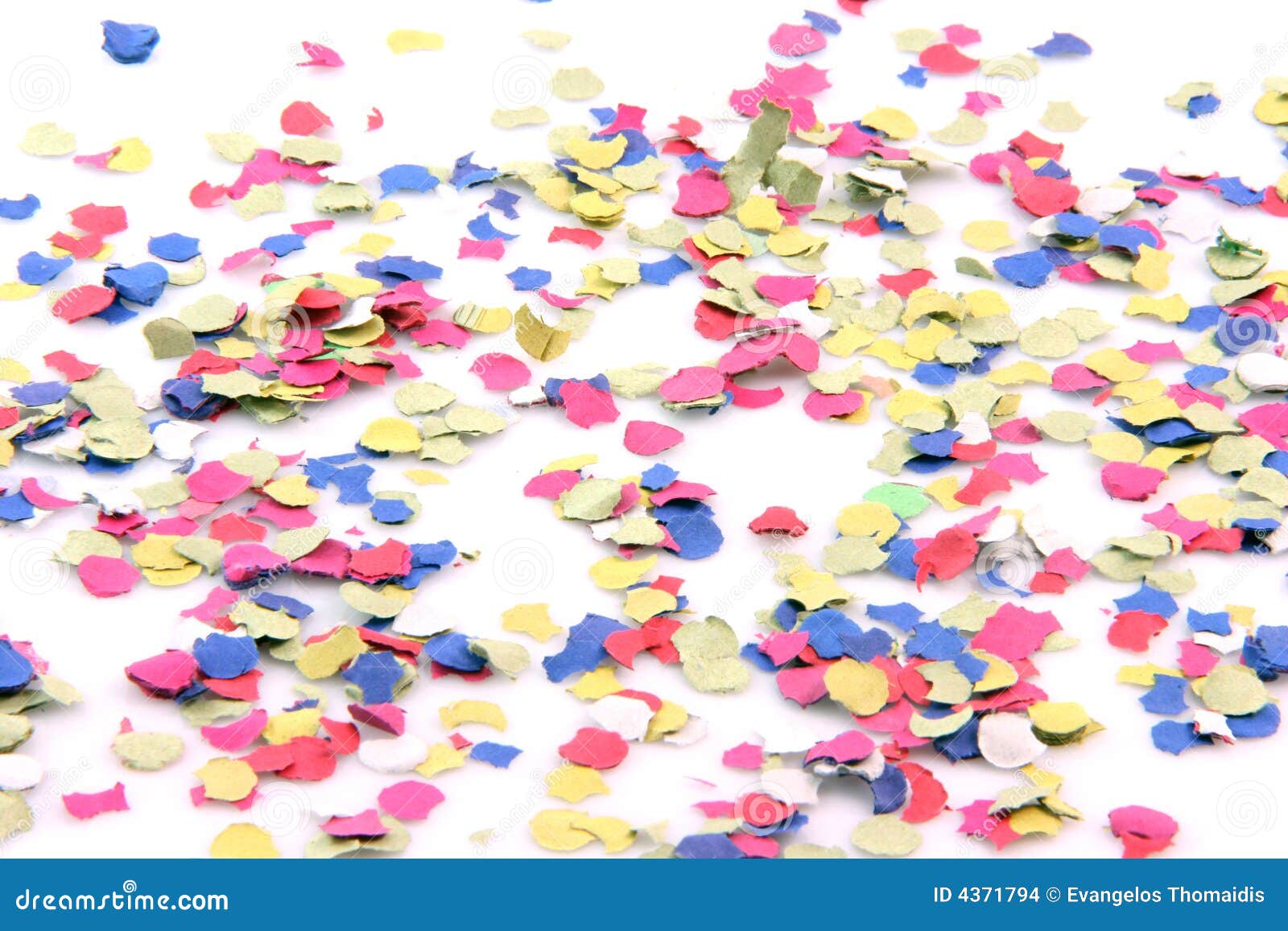 Confetti on white stock photo. Image of fiesta, circle - 4371794