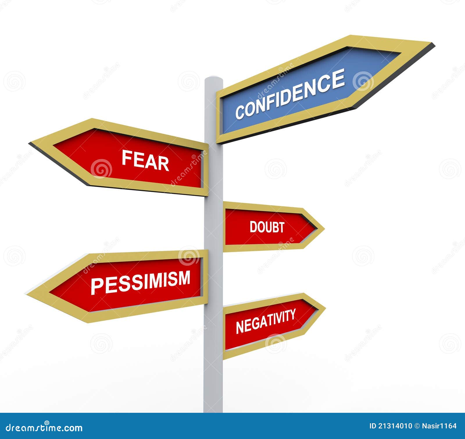 Confidence stock illustration. Illustration of guidance - 21314010