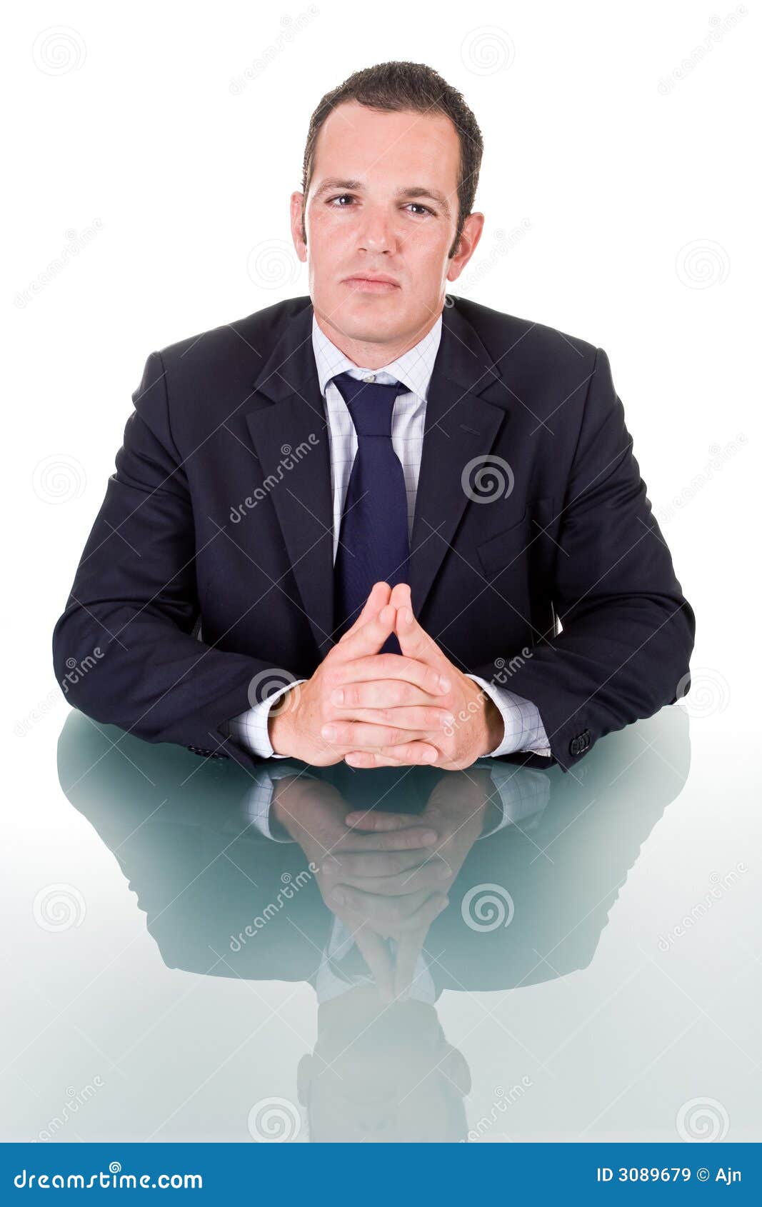 Confidence stock image. Image of corporate, white, reflection - 3089679