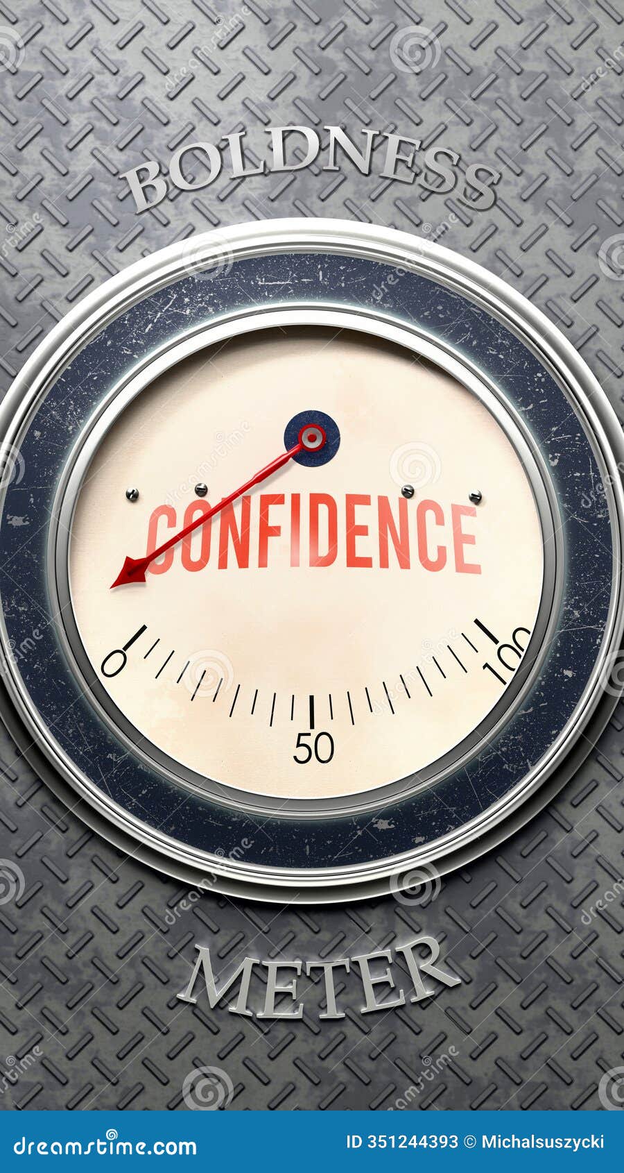 Confidence and Boldness that is Hitting a Full Scale, Showing a Very ...