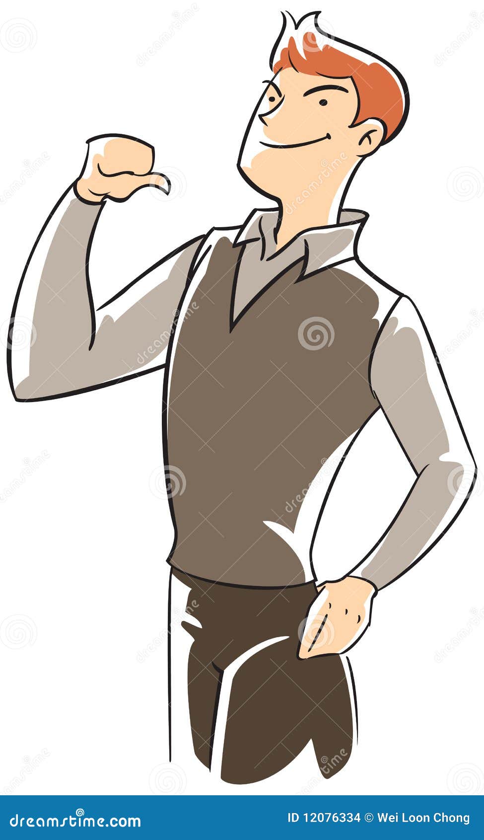 Confidence Executive Pointing Himself with Thumb Stock Illustration ... Confidence Executive Pointing Himself with Thumb Stock Illustration ...