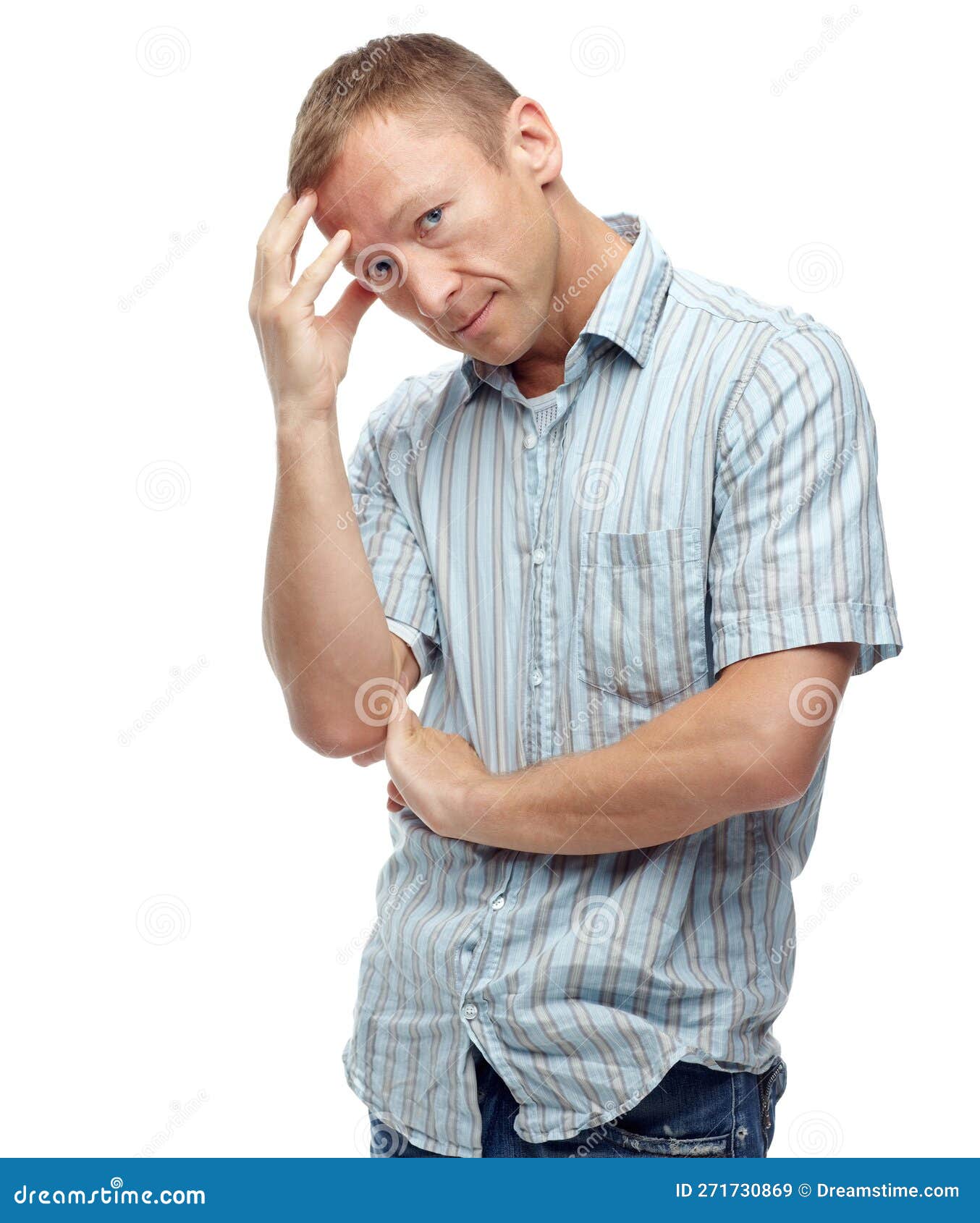 Confidence Grows with Age. a Cropped Portrait of a Stressed Middle-aged ...