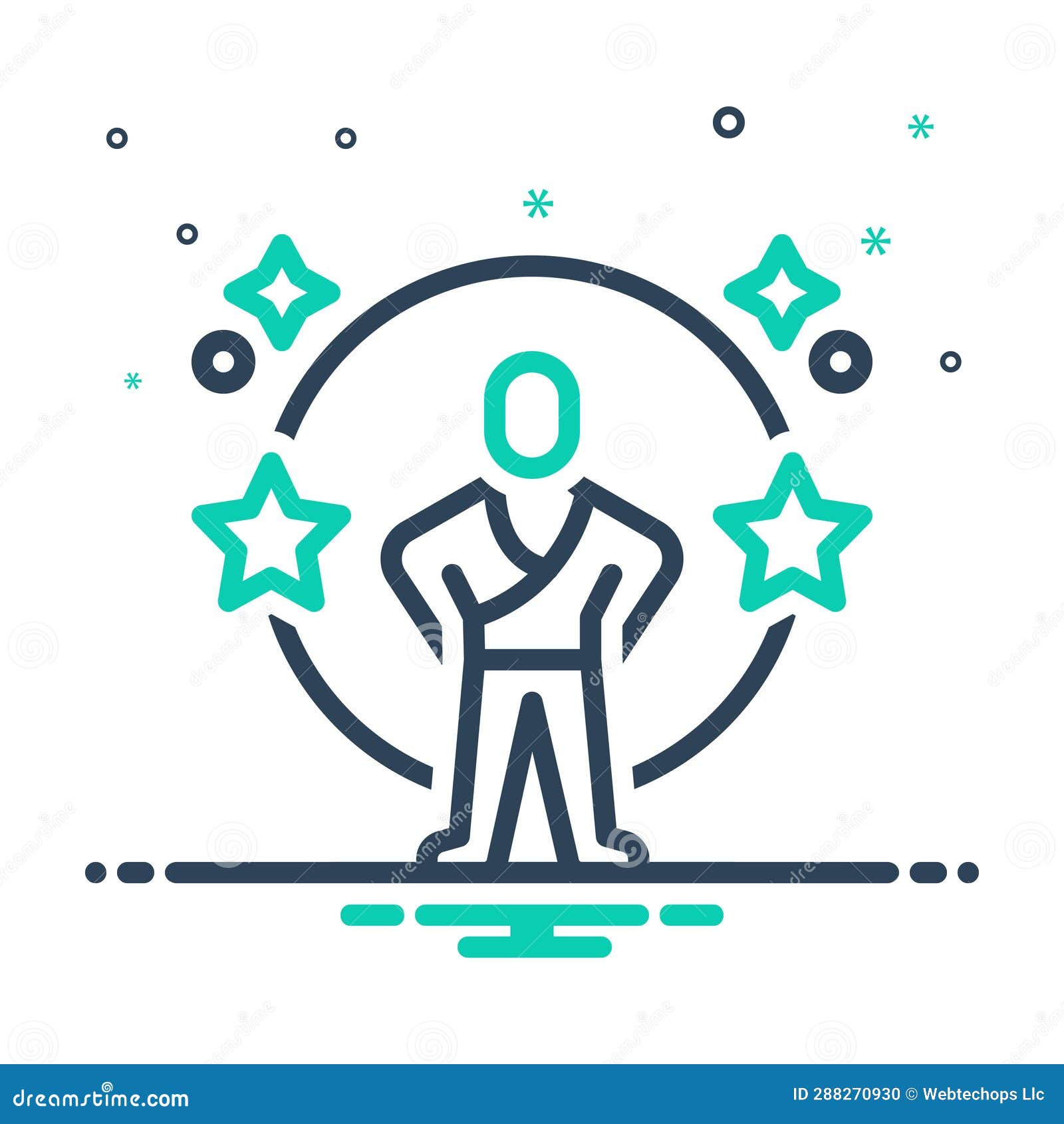 Mix Icon for Confidence, Trust and Success Stock Vector - Illustration ...
