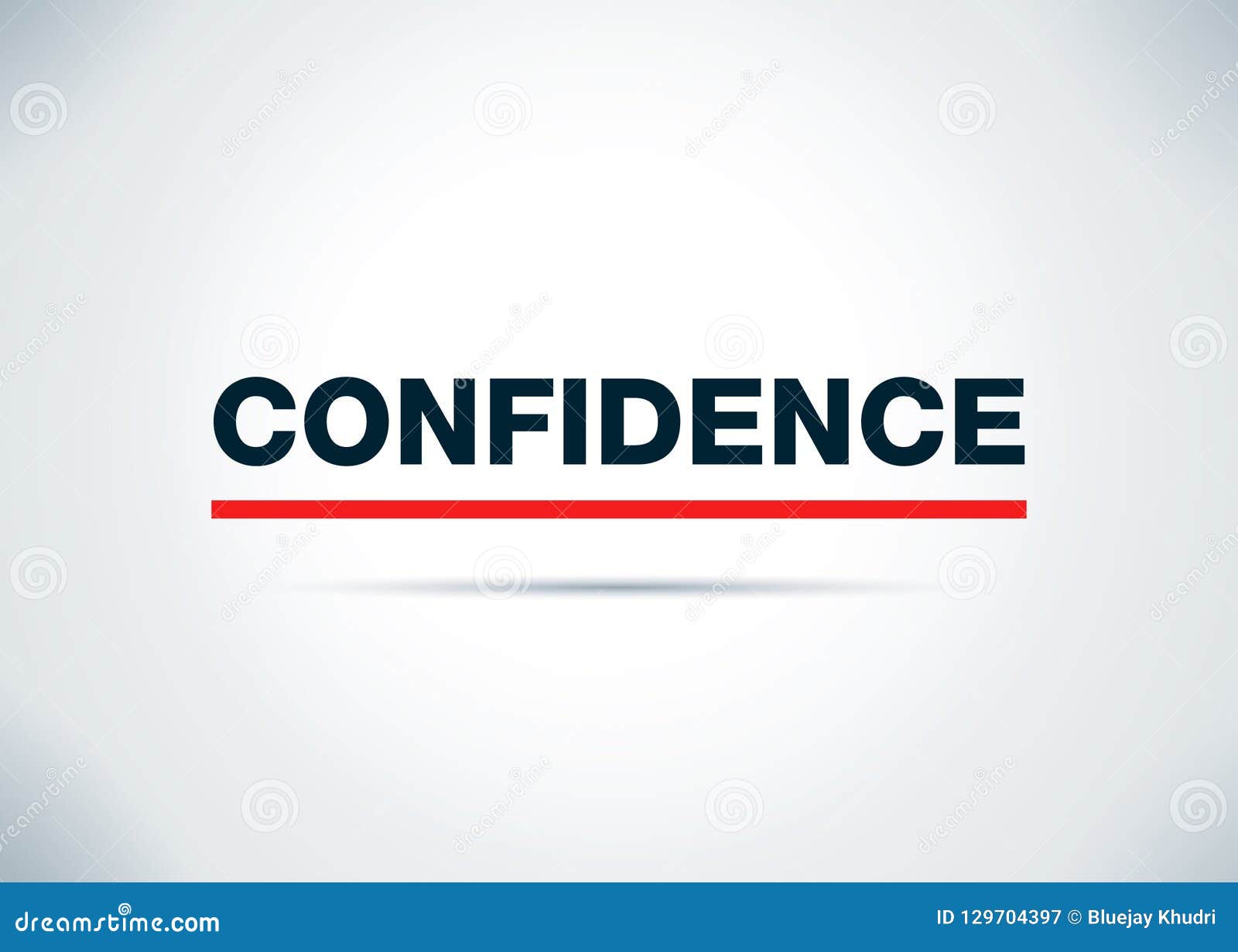 Confidence Abstract Flat Background Design Illustration Stock ...