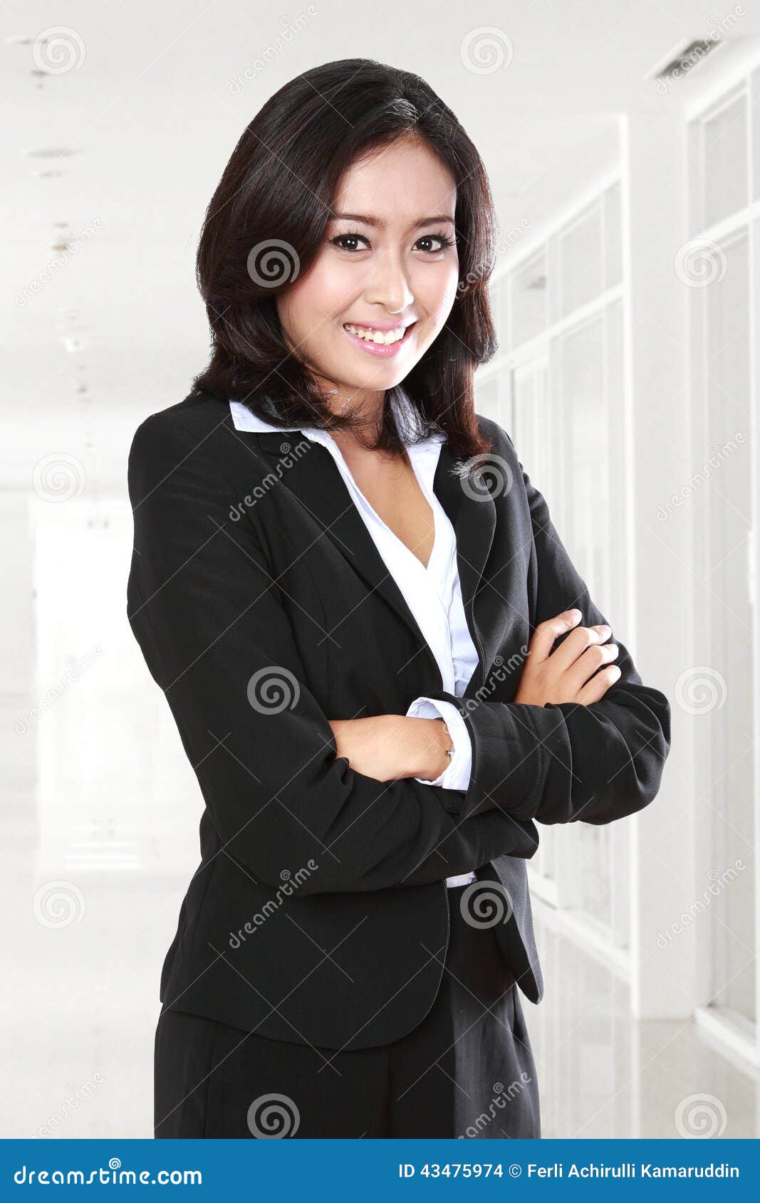 Confidence Young Business Woman Stock Photo - Image of girl, modern ...