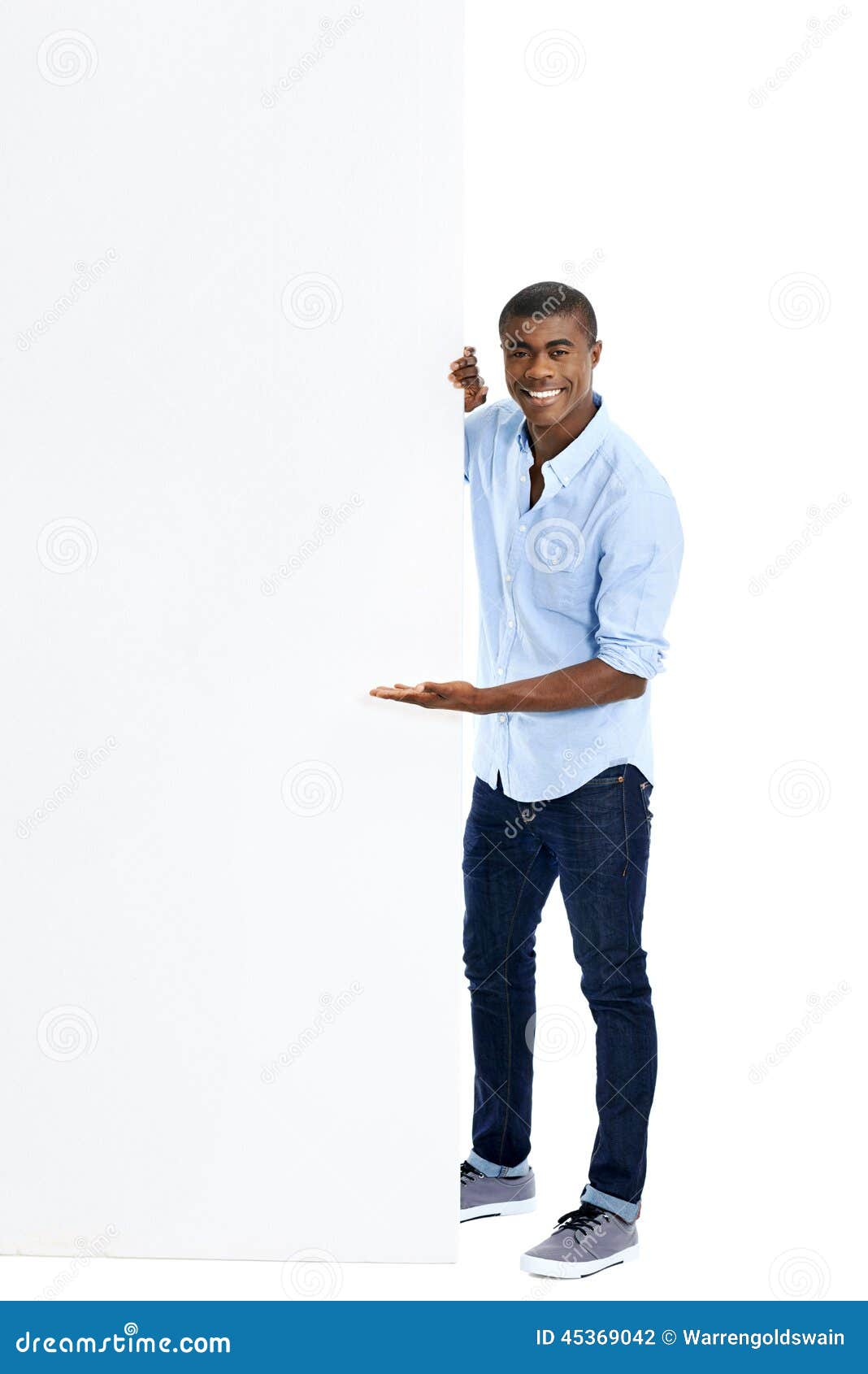 Confident advertising man stock photo. Image of adult - 45369042