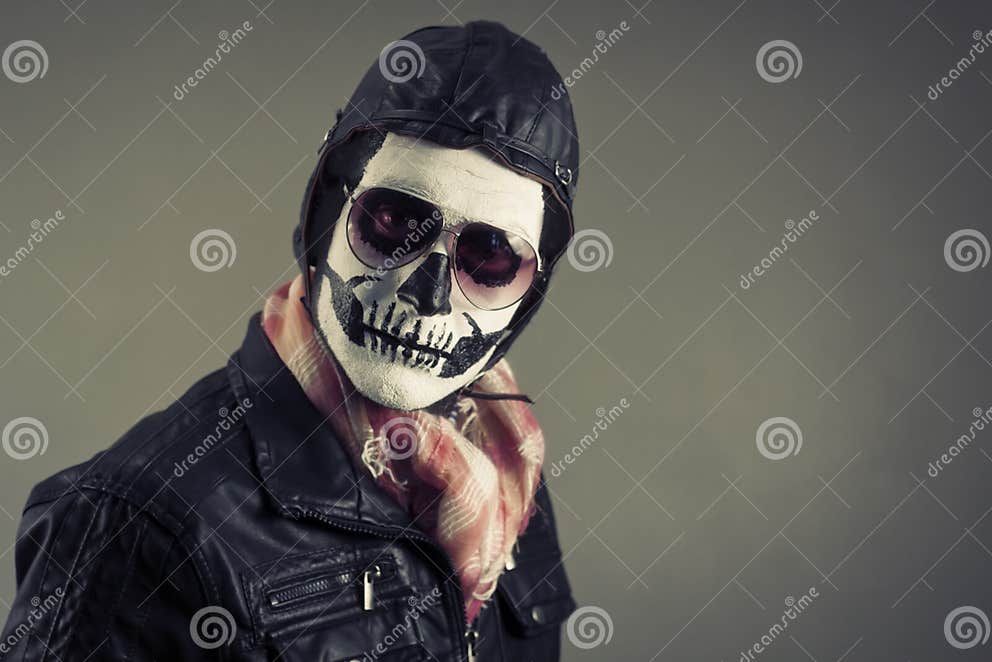 Confident Aviator stock image. Image of paint, aviation - 55905469