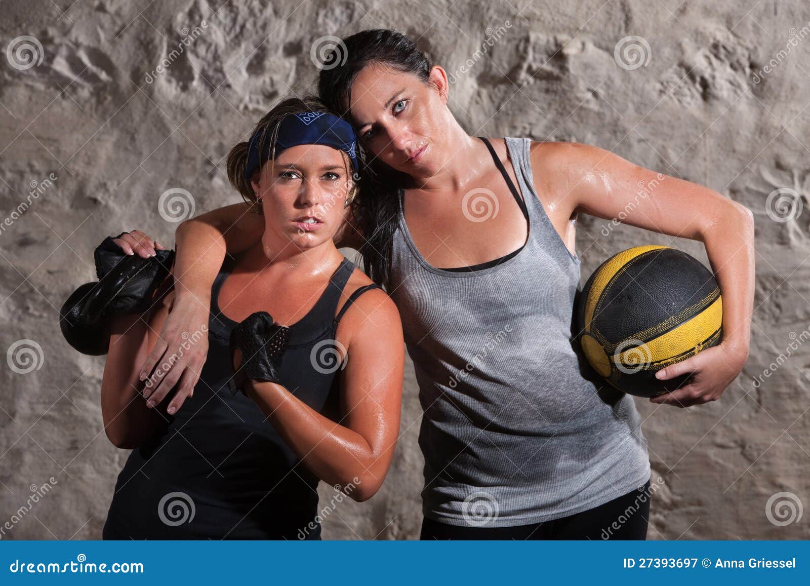 Confident Boot Camp Training Partners Stock Image - Image of biceps ...