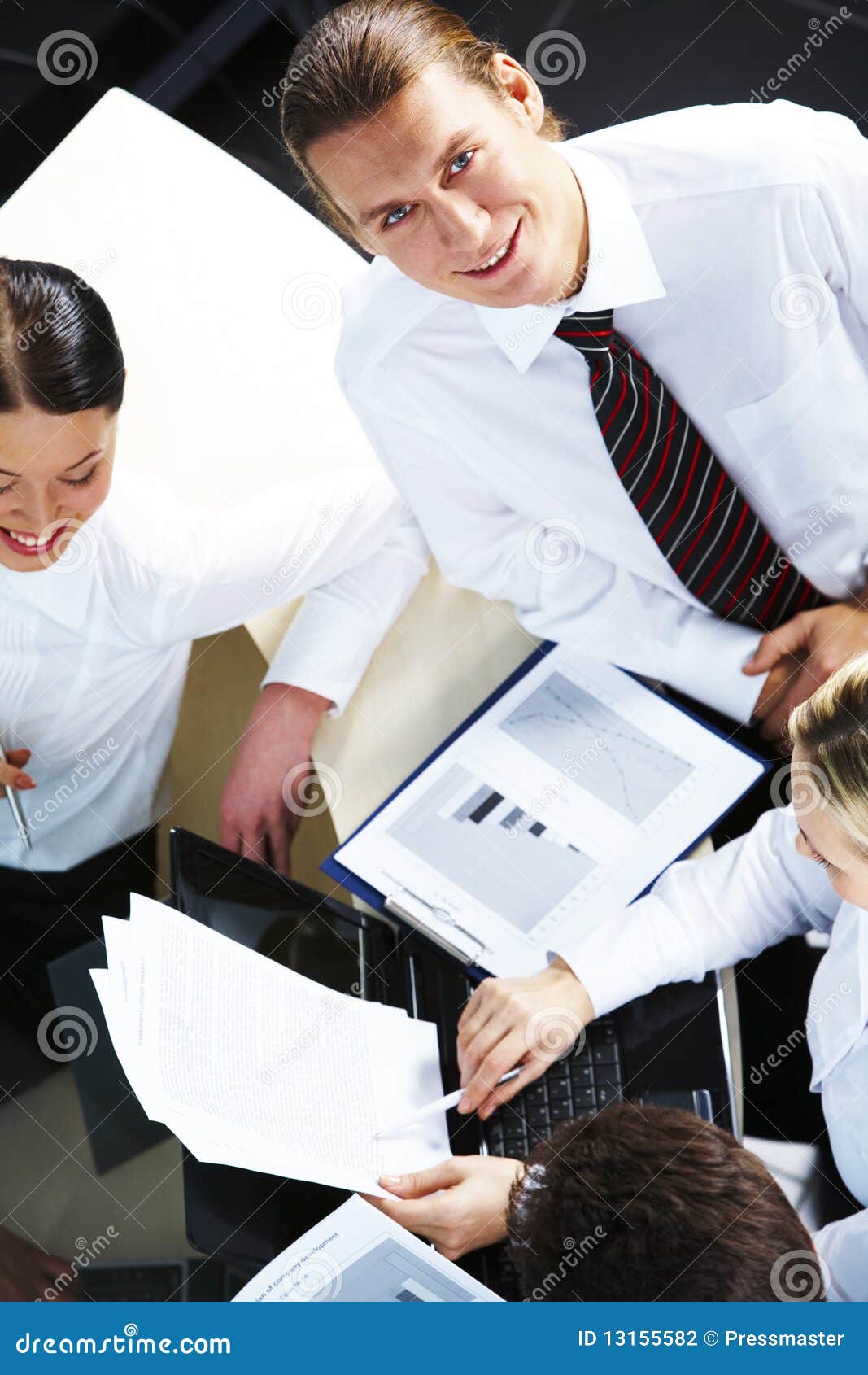 Confident boss stock photo. Image of male, businesspeople - 13155582