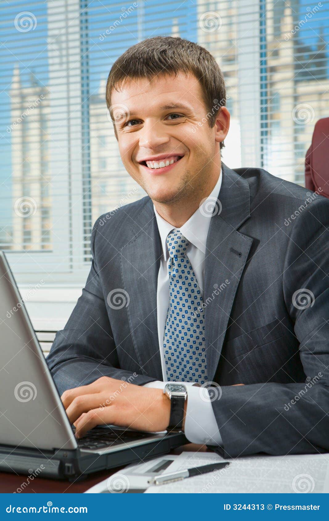 Confident boss stock image. Image of intelligent, people - 3244313