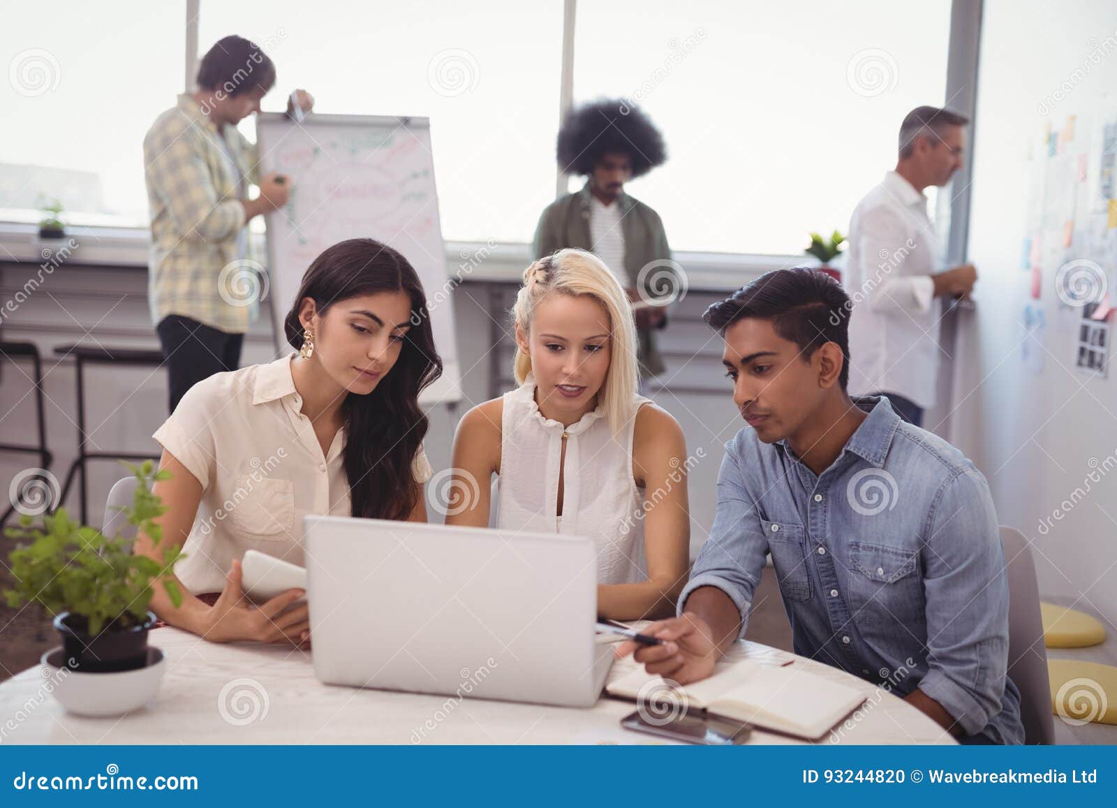 Confident Business Executives Making Strategies Stock Photo - Image of ...