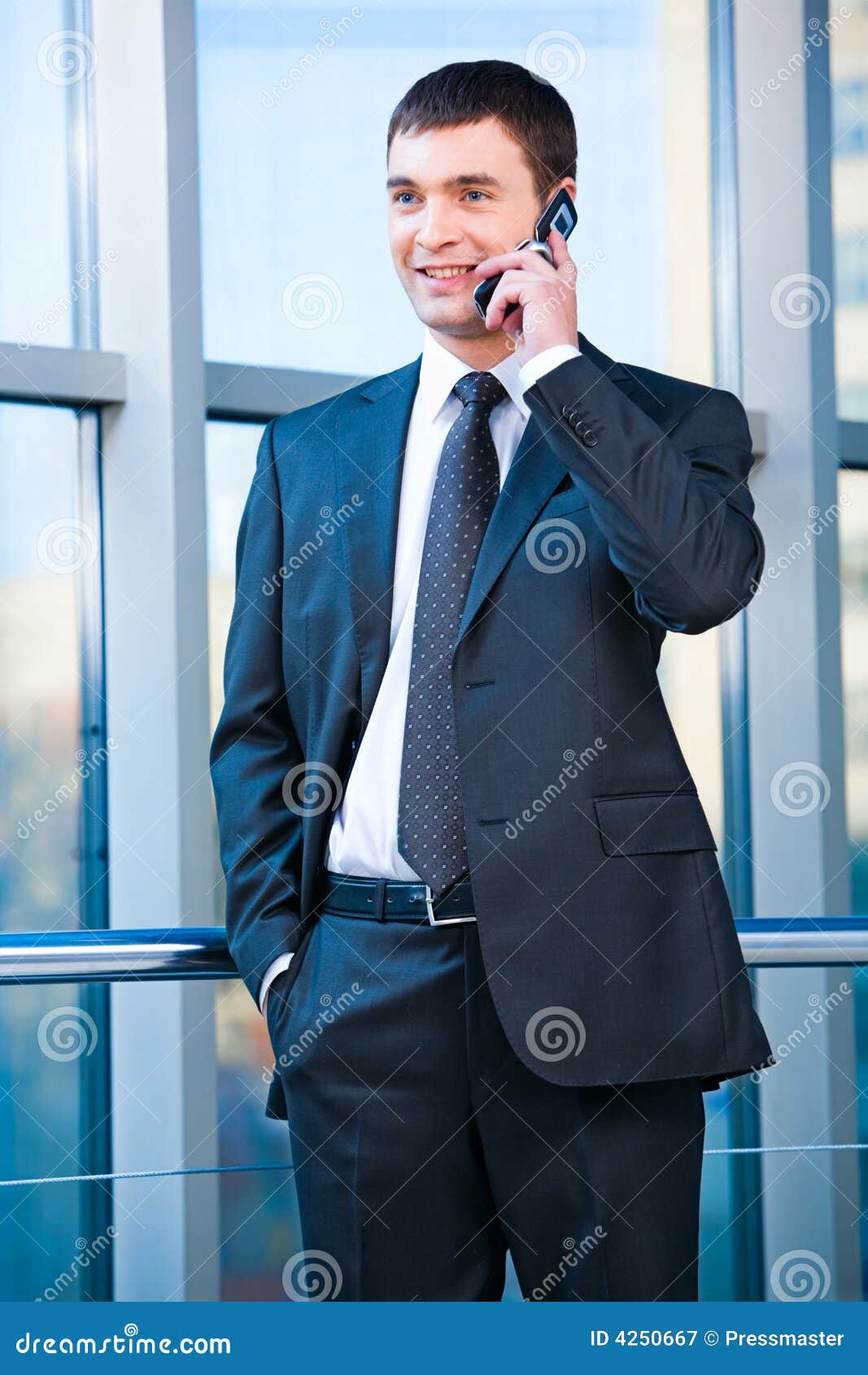 Confident business man stock image. Image of busy, partner - 4250667