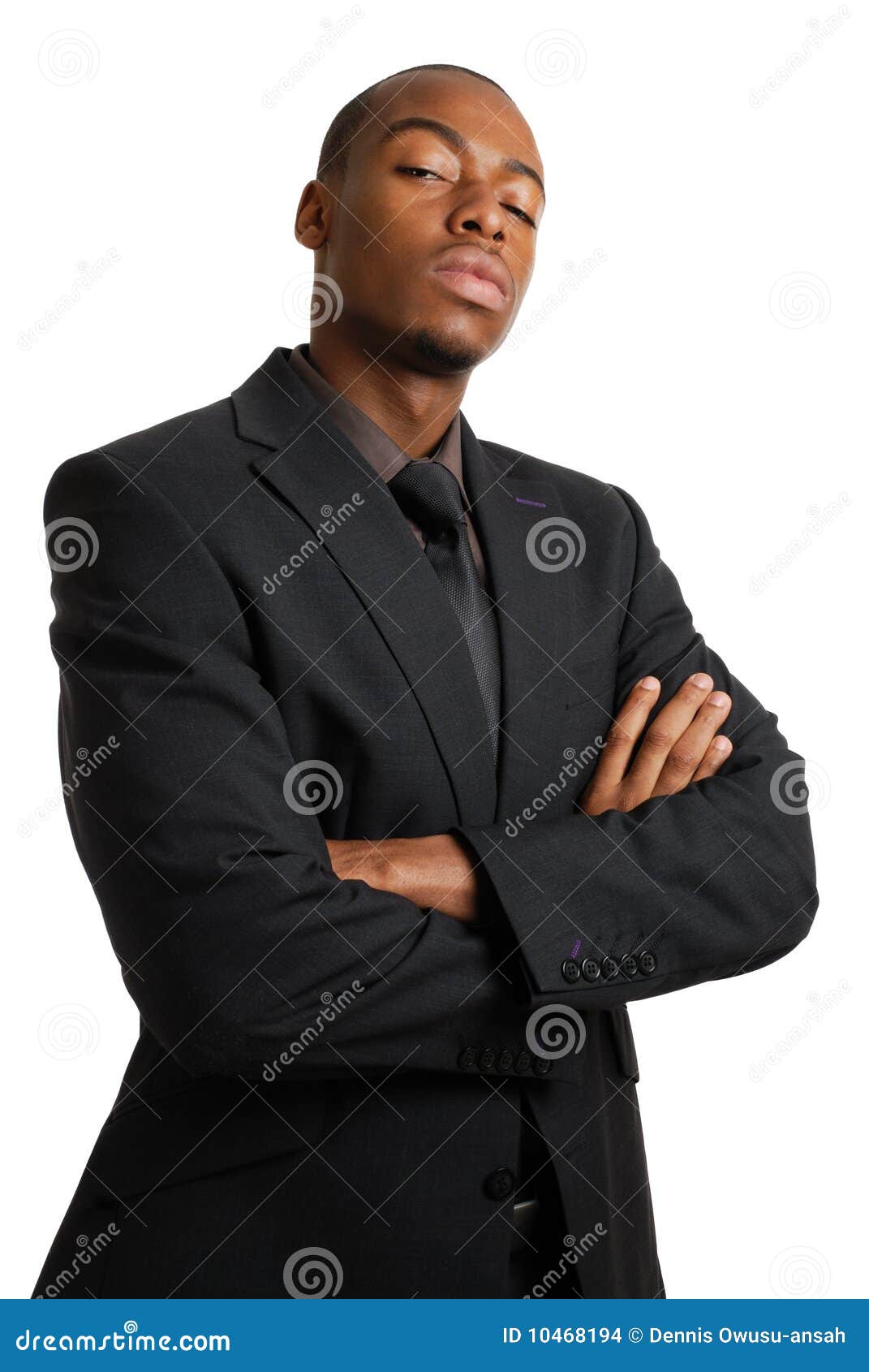 Confident Business Man with Arms Crossed Stock Photo - Image of ...