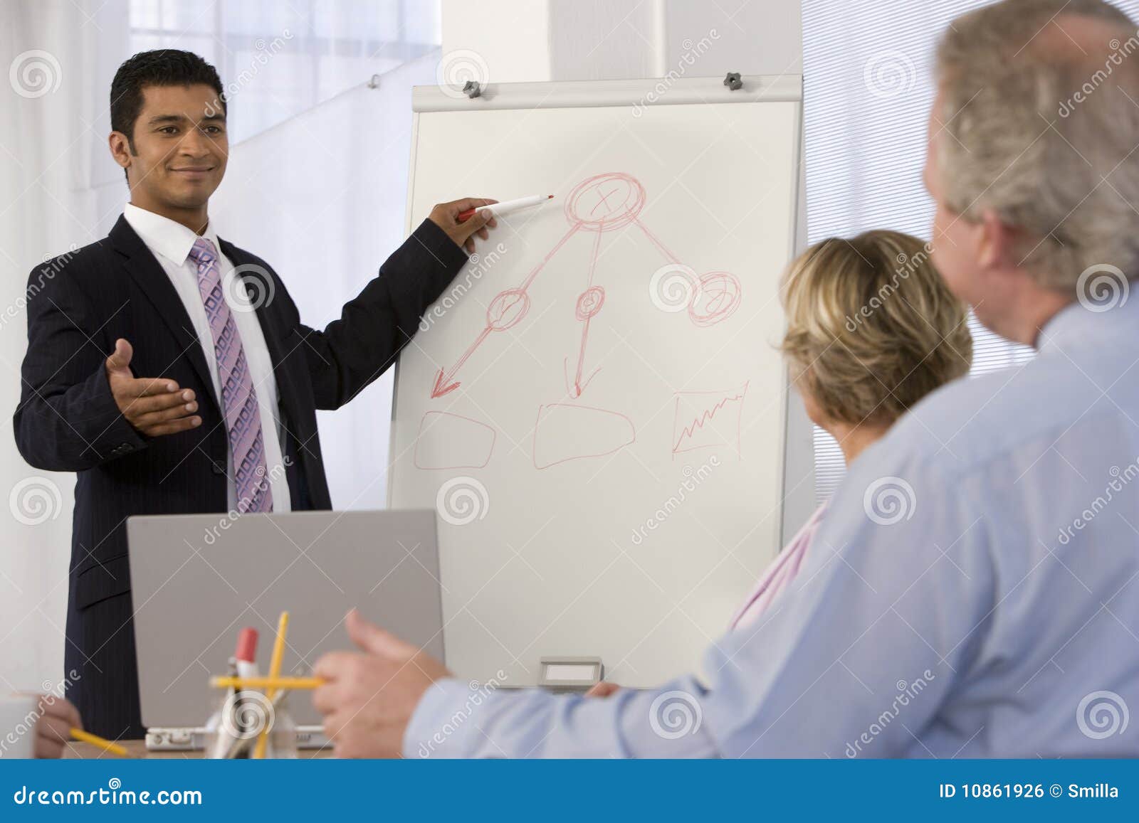 Confident Business Man Giving Presentation. Stock Photo - Image of ... Confident Business Man Giving Presentation. Stock Photo - Image of ...