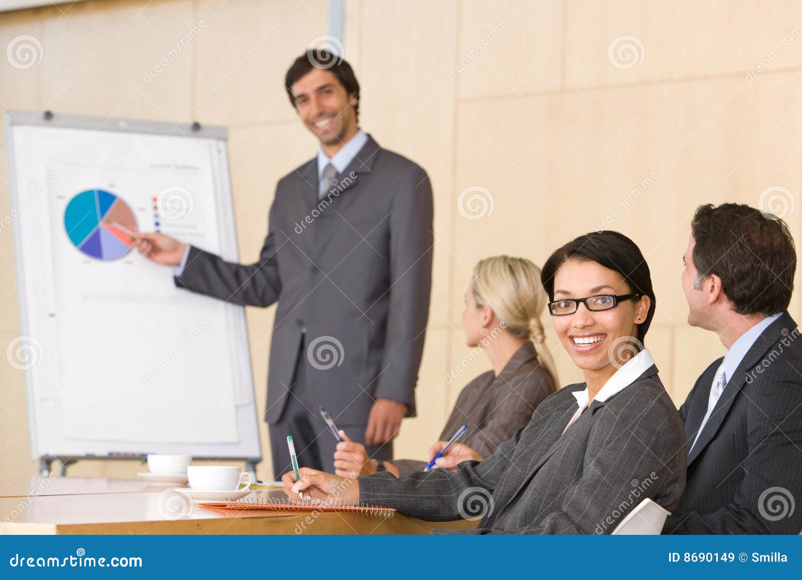 Confident Business Man Giving Presentation Stock Image - Image of ... Confident Business Man Giving Presentation Stock Image - Image of ...