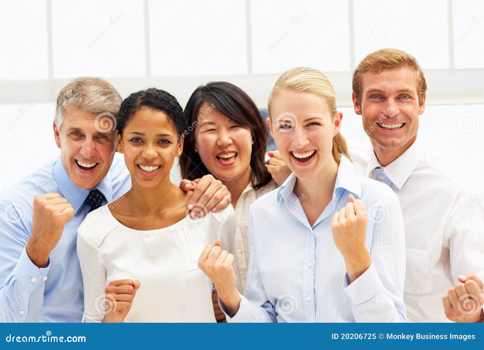 Confident business people stock image. Image of shoulders - 20206725