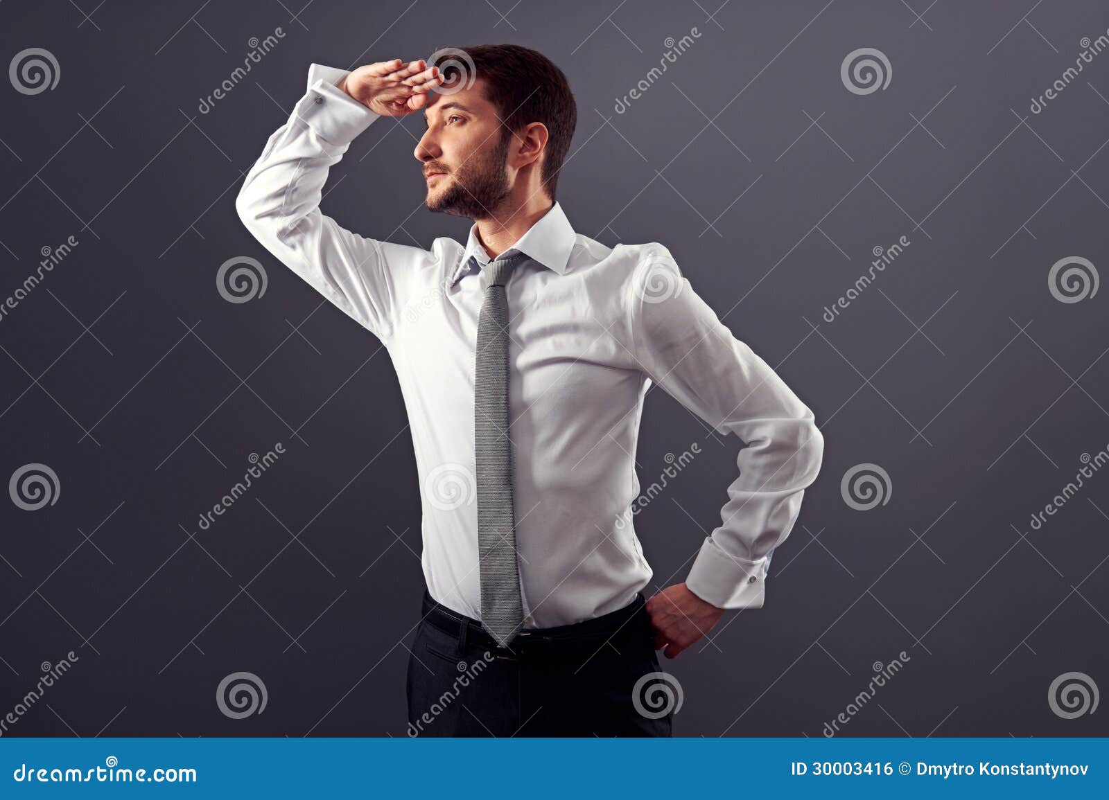 Man Looking into the Distance Stock Photo - Image of bristle, watching ...