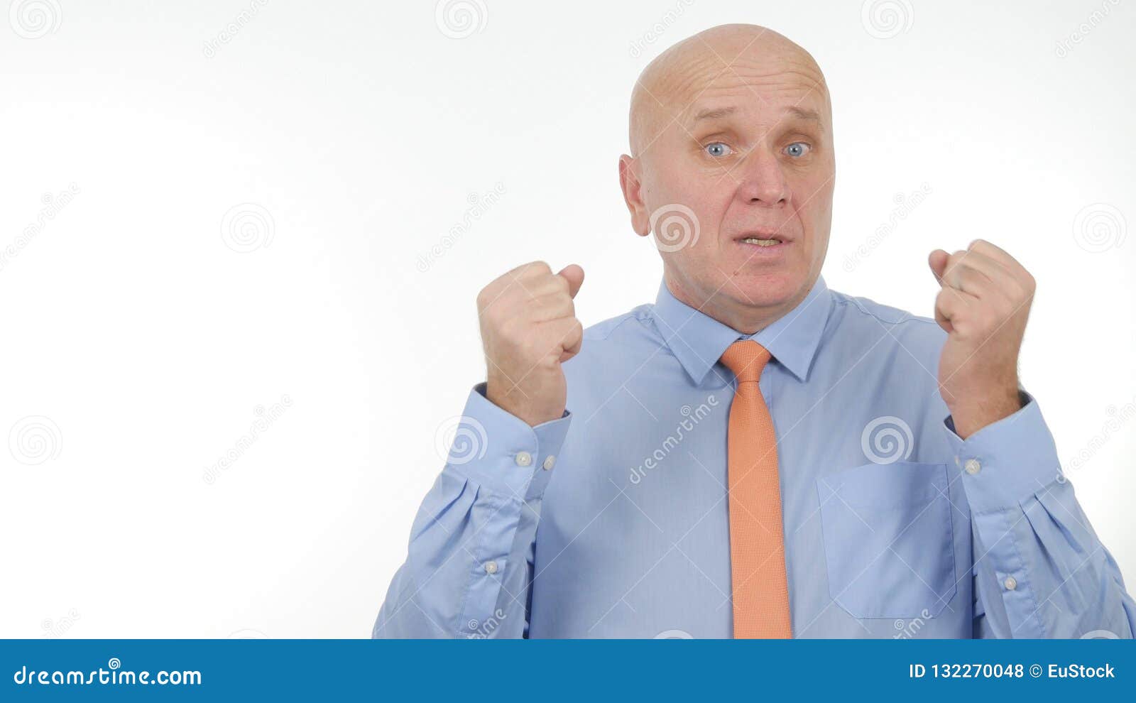 Businessman Talk and Gesticulate in a Business Interview Stock Photo ...