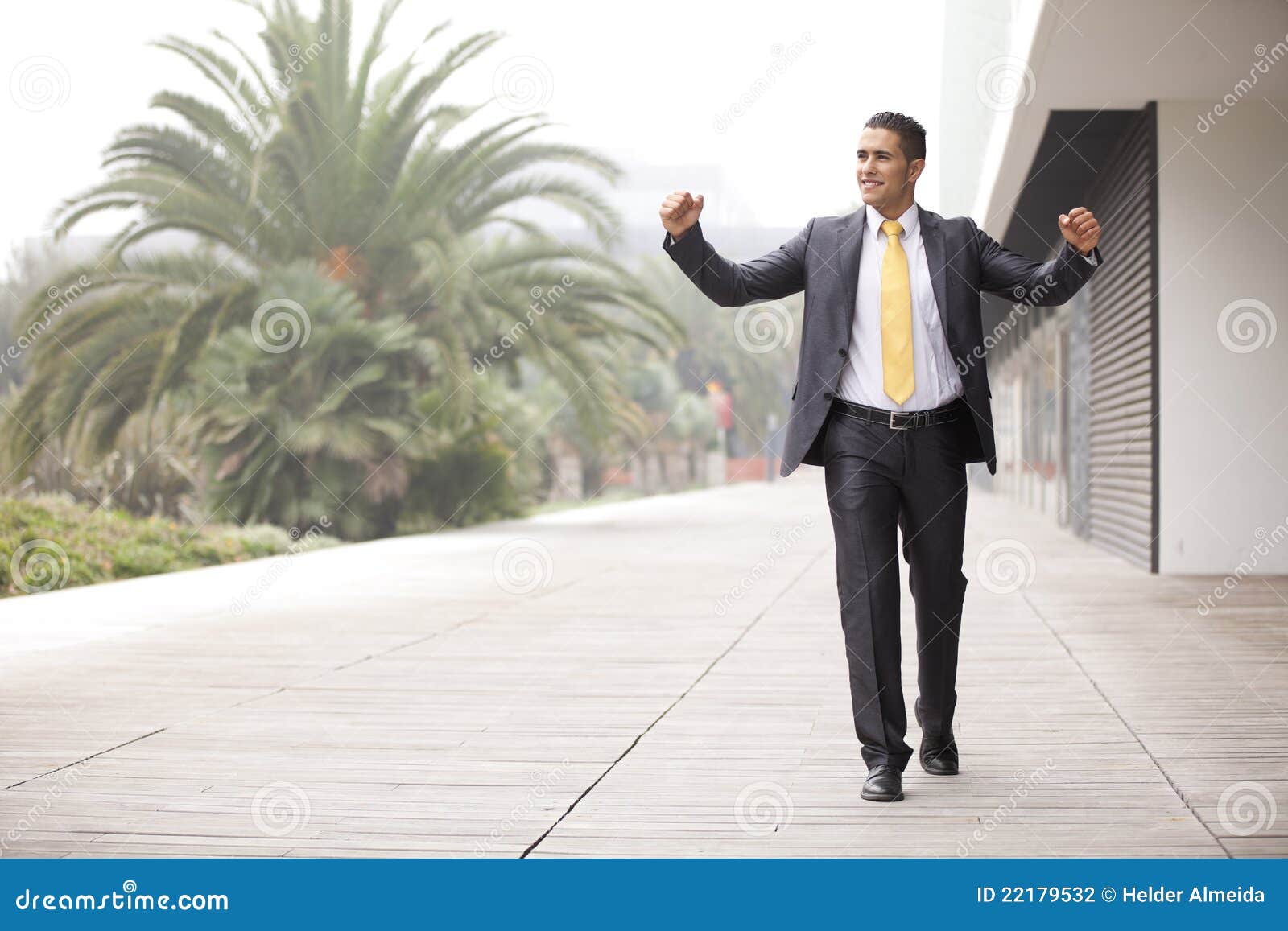 Confident Businessman Walking Stock Photo - Image of business, modern ...