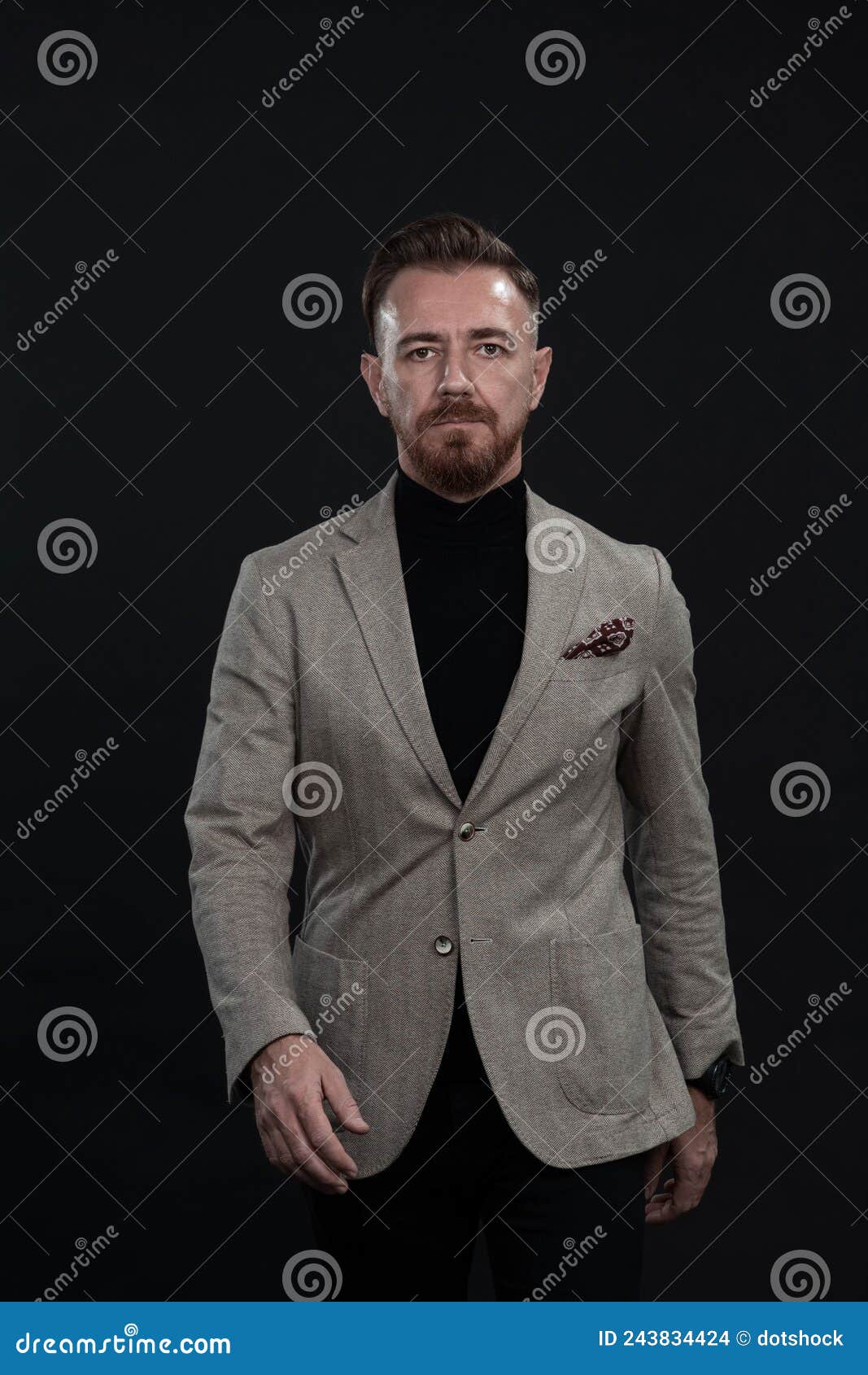 Confident Businessman Walking Forward Wearing a Causal Suit, Handsome ... Confident Businessman Walking Forward Wearing a Causal Suit, Handsome ...