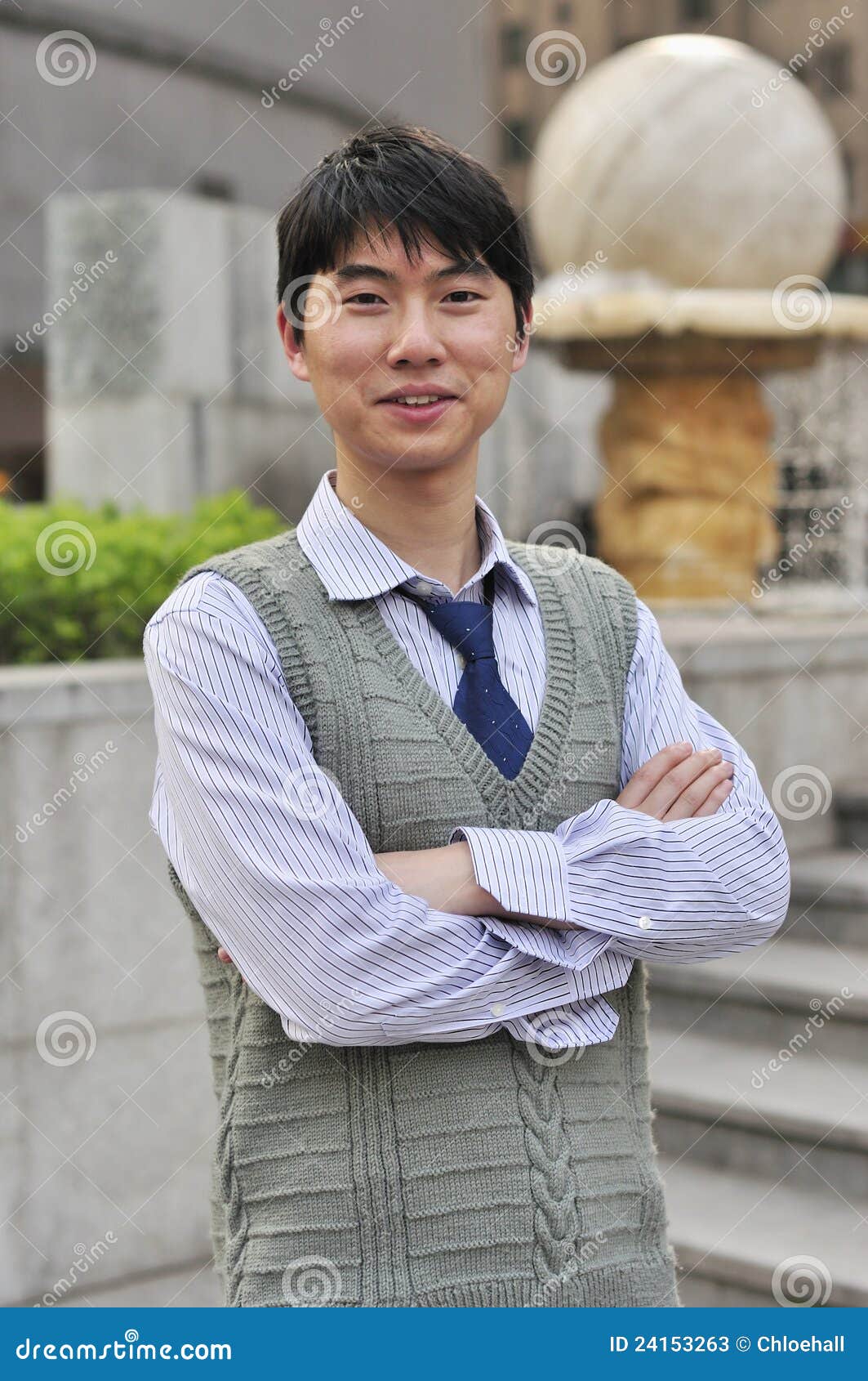 Confident Chinese Businessman Stock Image - Image of cheerful, person ...