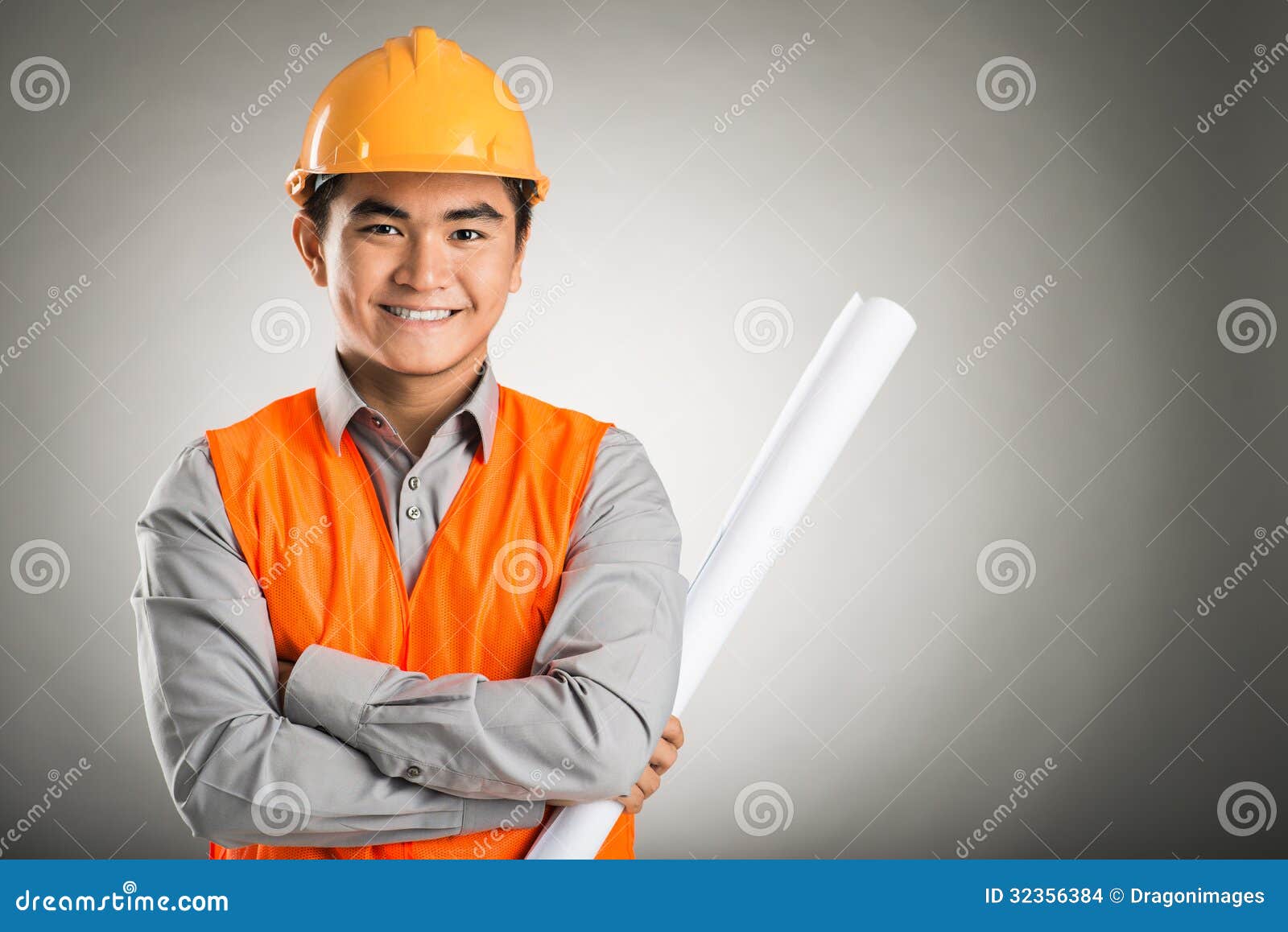 Confident Constructor Worker Stock Photo - Image of constructor ...