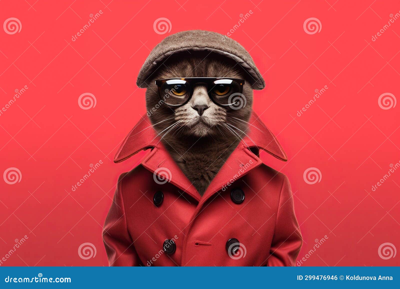 Confident Cool Cat Dressed As a Spy Stock Photo - Image of ingenious ...