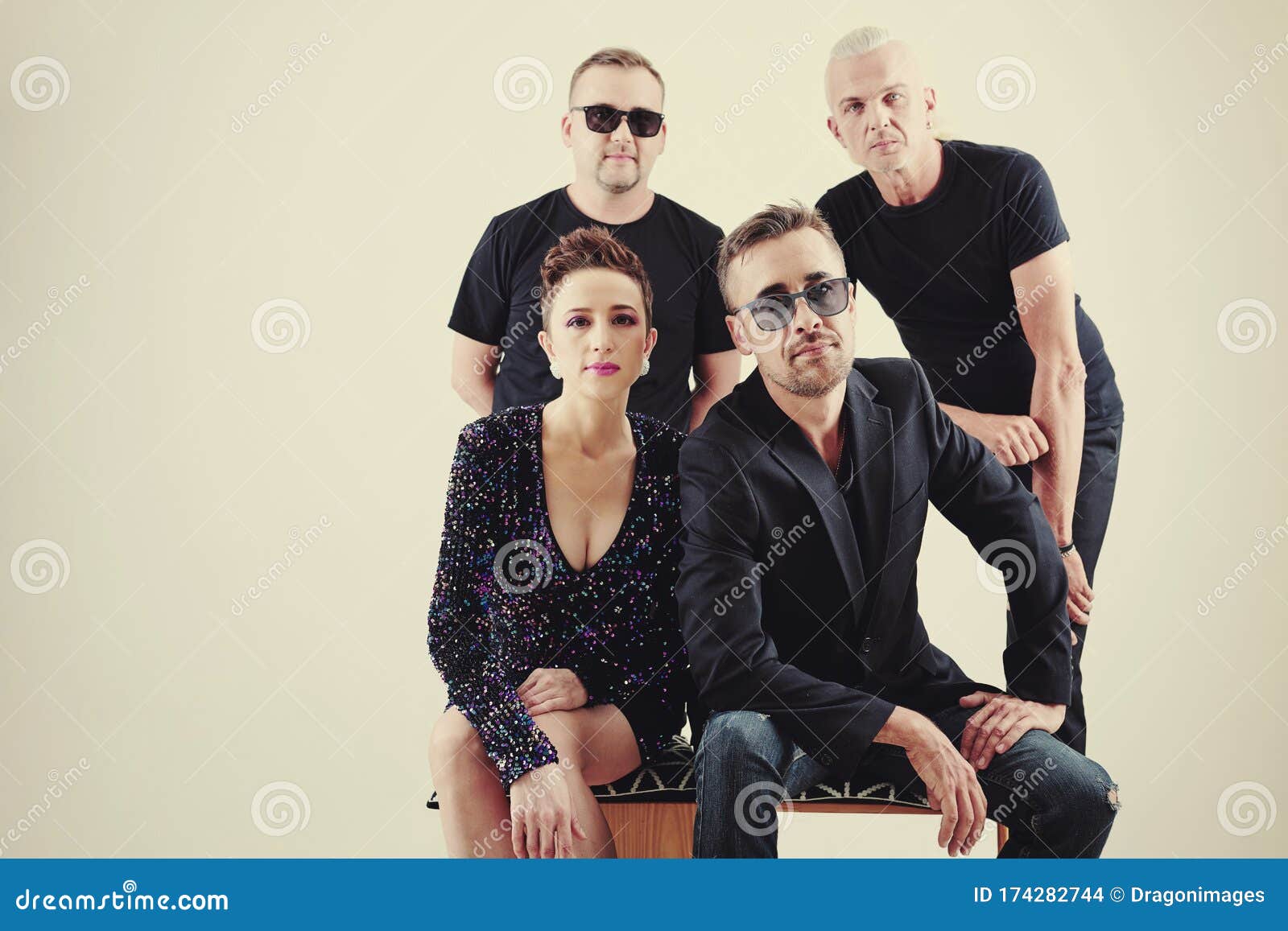 Confident creative singers stock photo. Image of women - 174282744