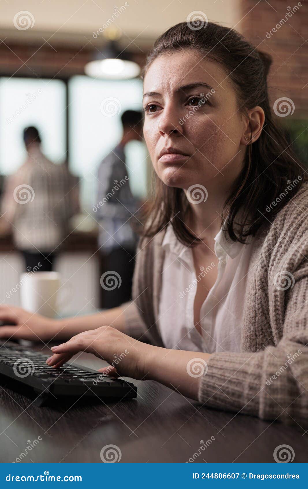 Confident Cyber Security Officer Accesing Administrator Rights by ...