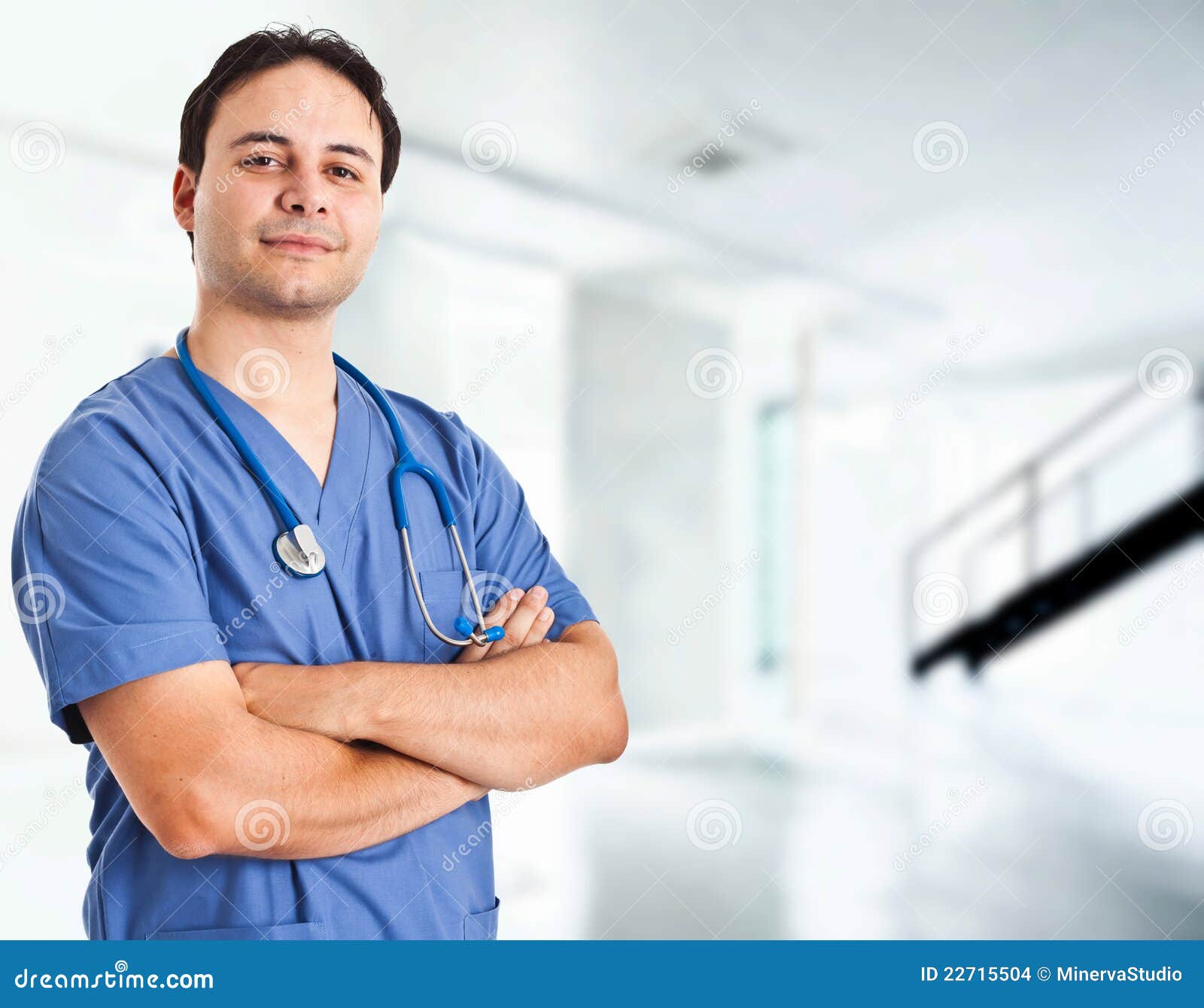 Confident doctor stock photo. Image of friendly, stethoscope - 22715504