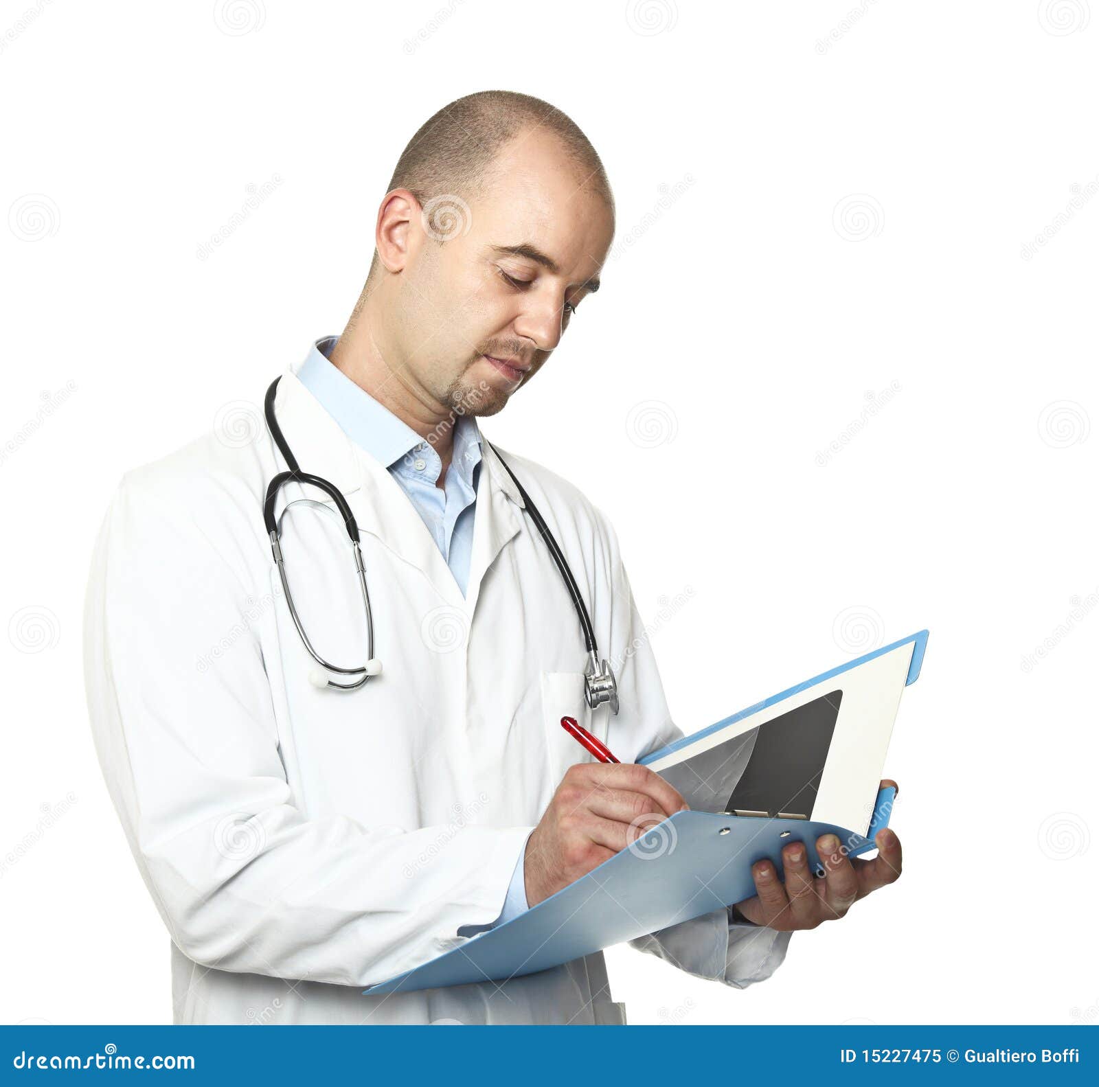 Confident doctor portrait stock image. Image of portrait - 15227475