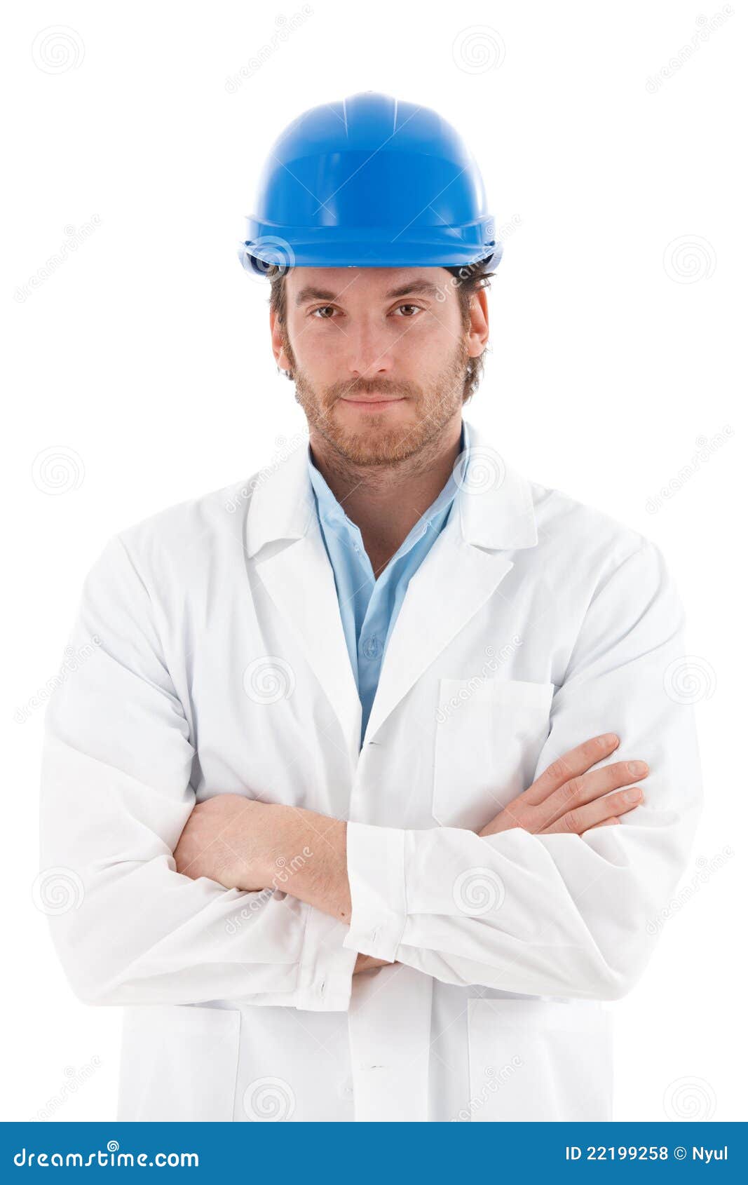 Confident Engineer in Hardhat Stock Photo - Image of adult, face: 22199258