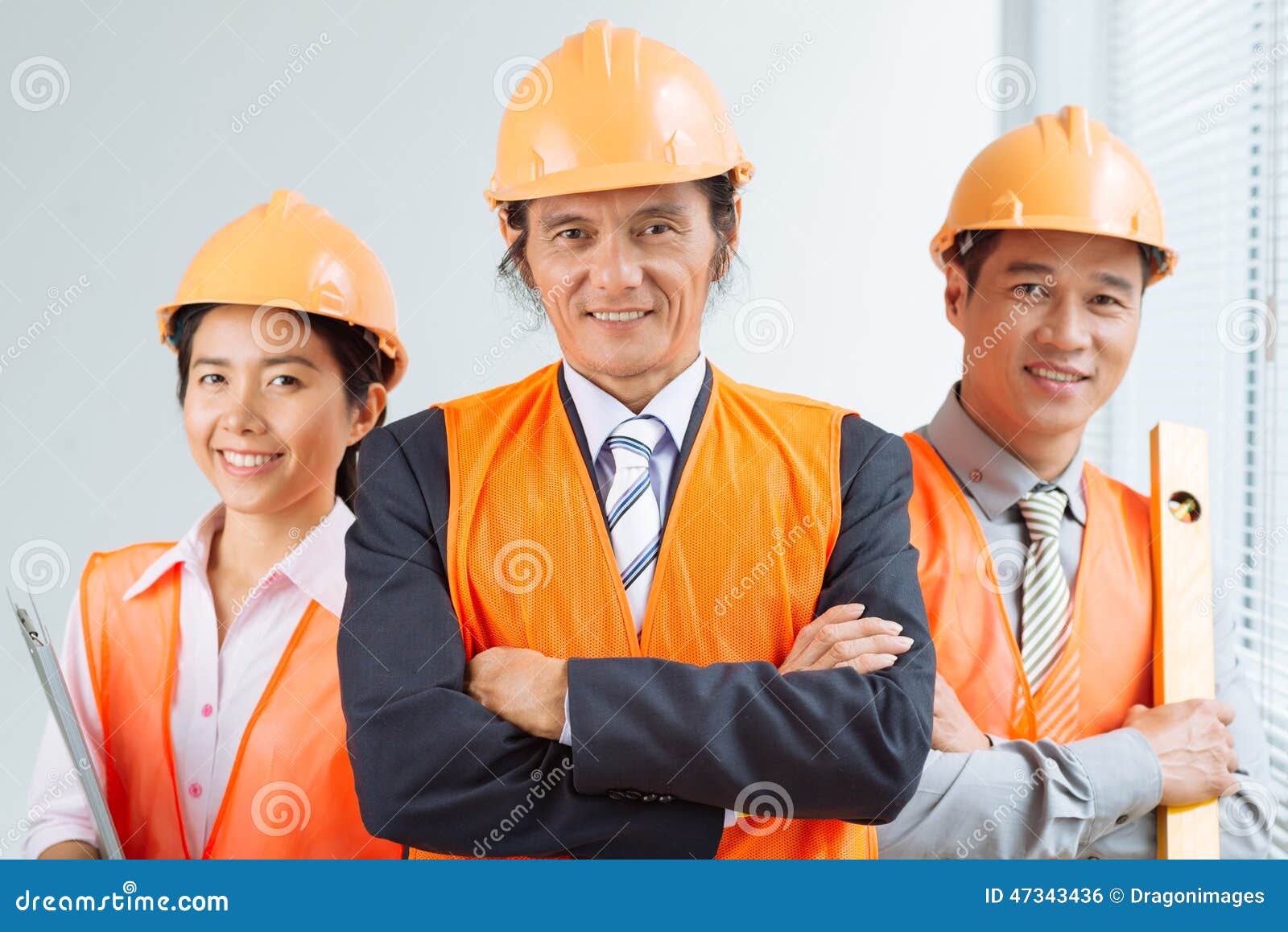 Confident engineers stock photo. Image of construction - 47343436