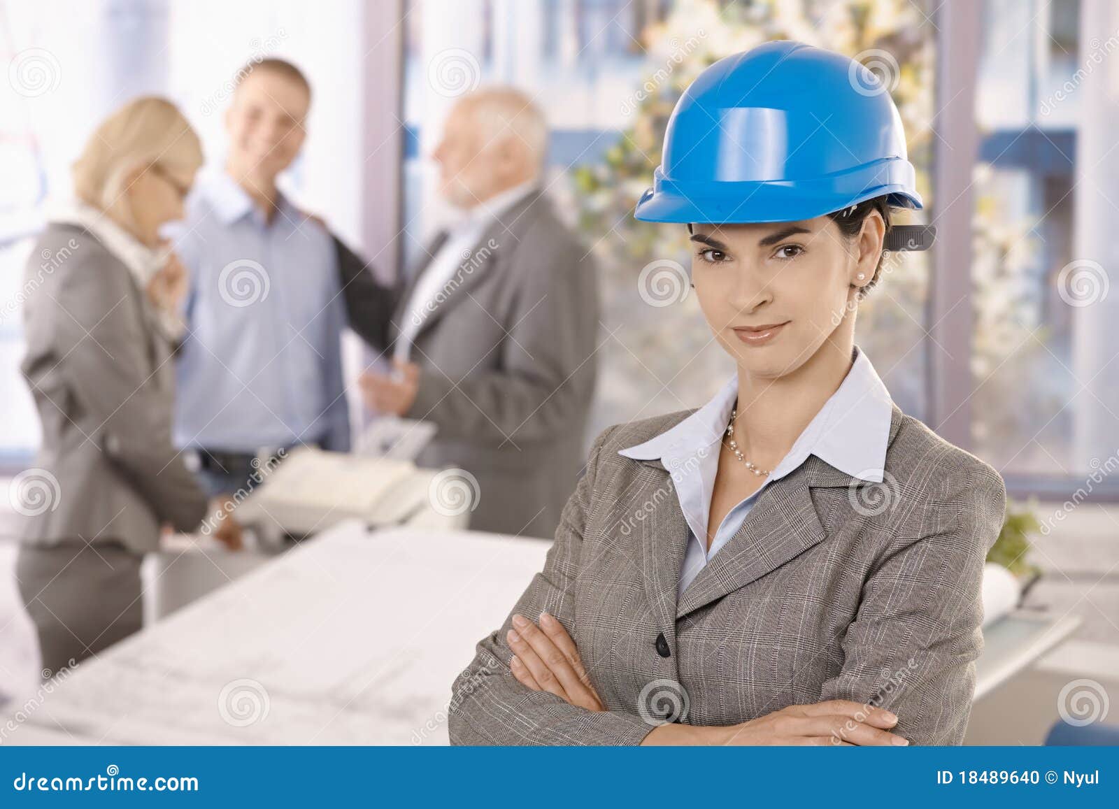 Architect Wearing A Helmet Royalty-Free Stock Photo | CartoonDealer.com ...