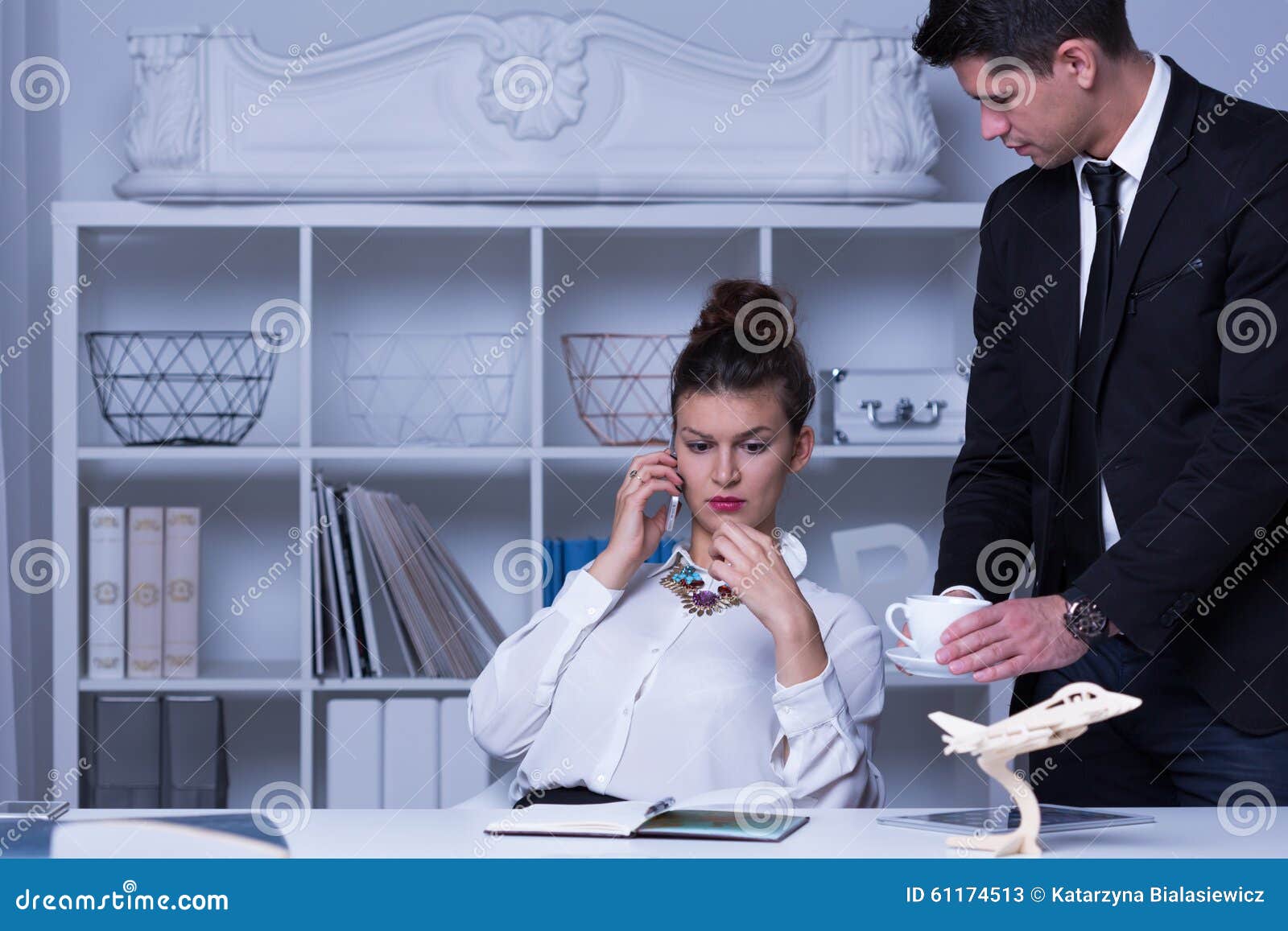 Confident female boss stock image. Image of boss, department - 61174513
