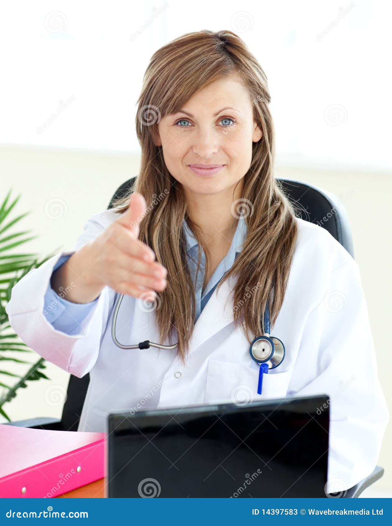 Confident Female Doctor Looking at the Camera Stock Image - Image of ...