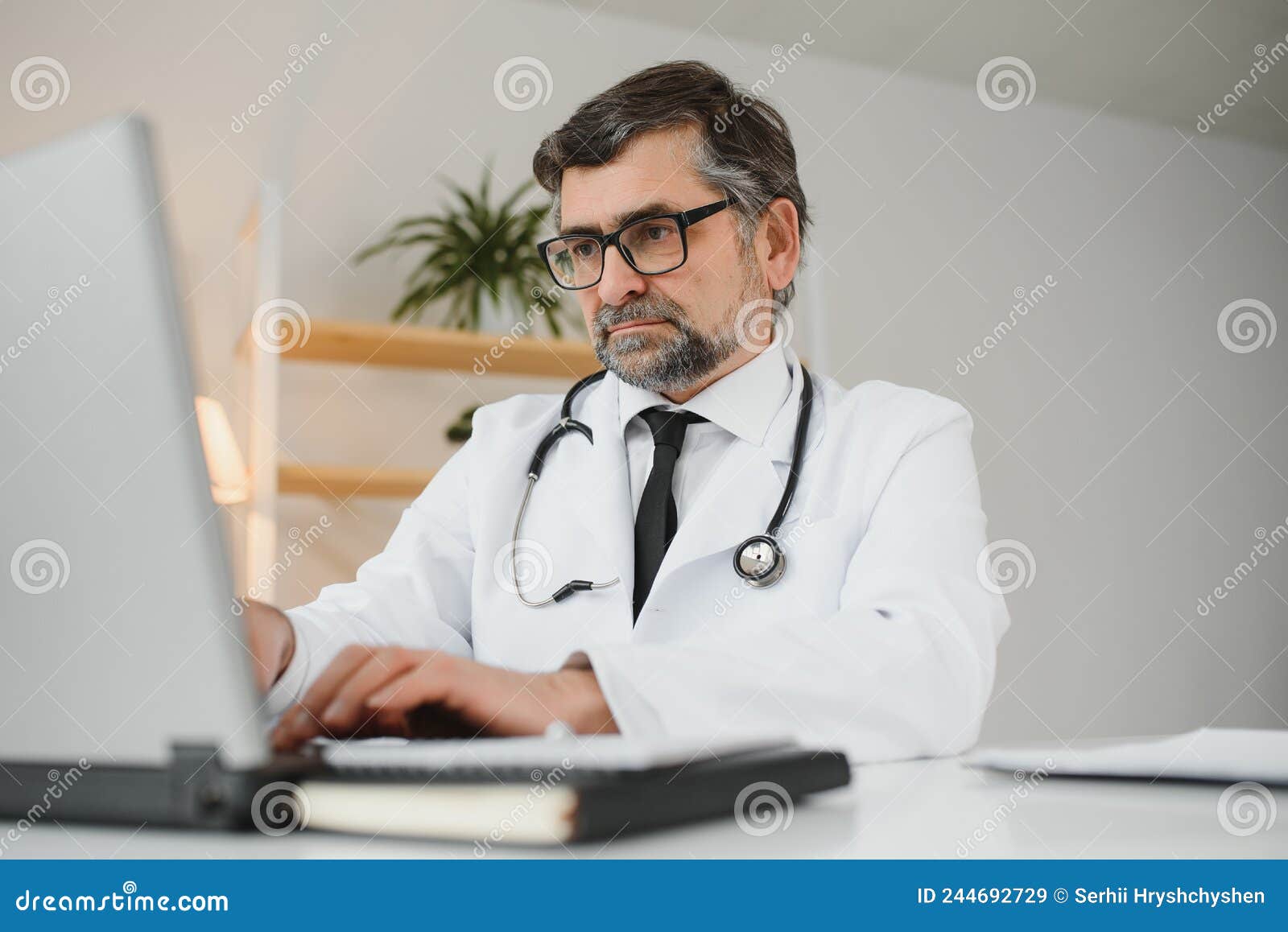 Confident General Practitioner is Ready To Work. Stock Image - Image of ...