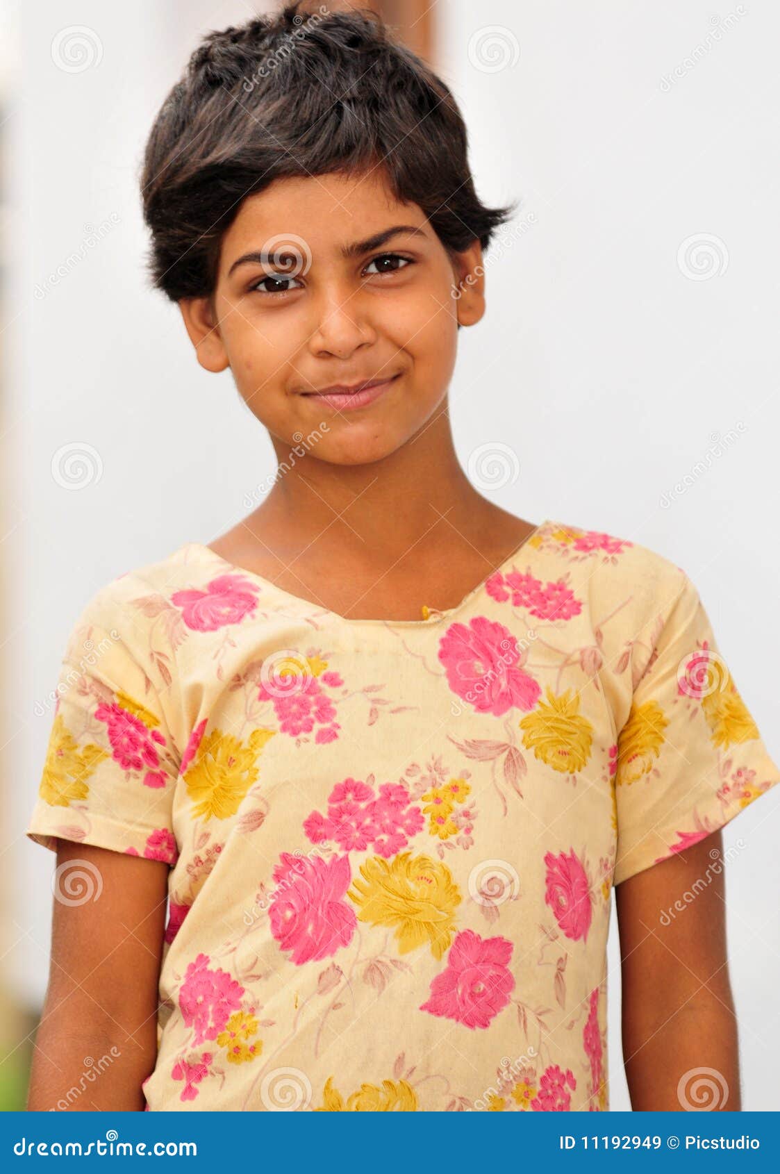 Confident girl stock image. Image of village, nature - 11192949