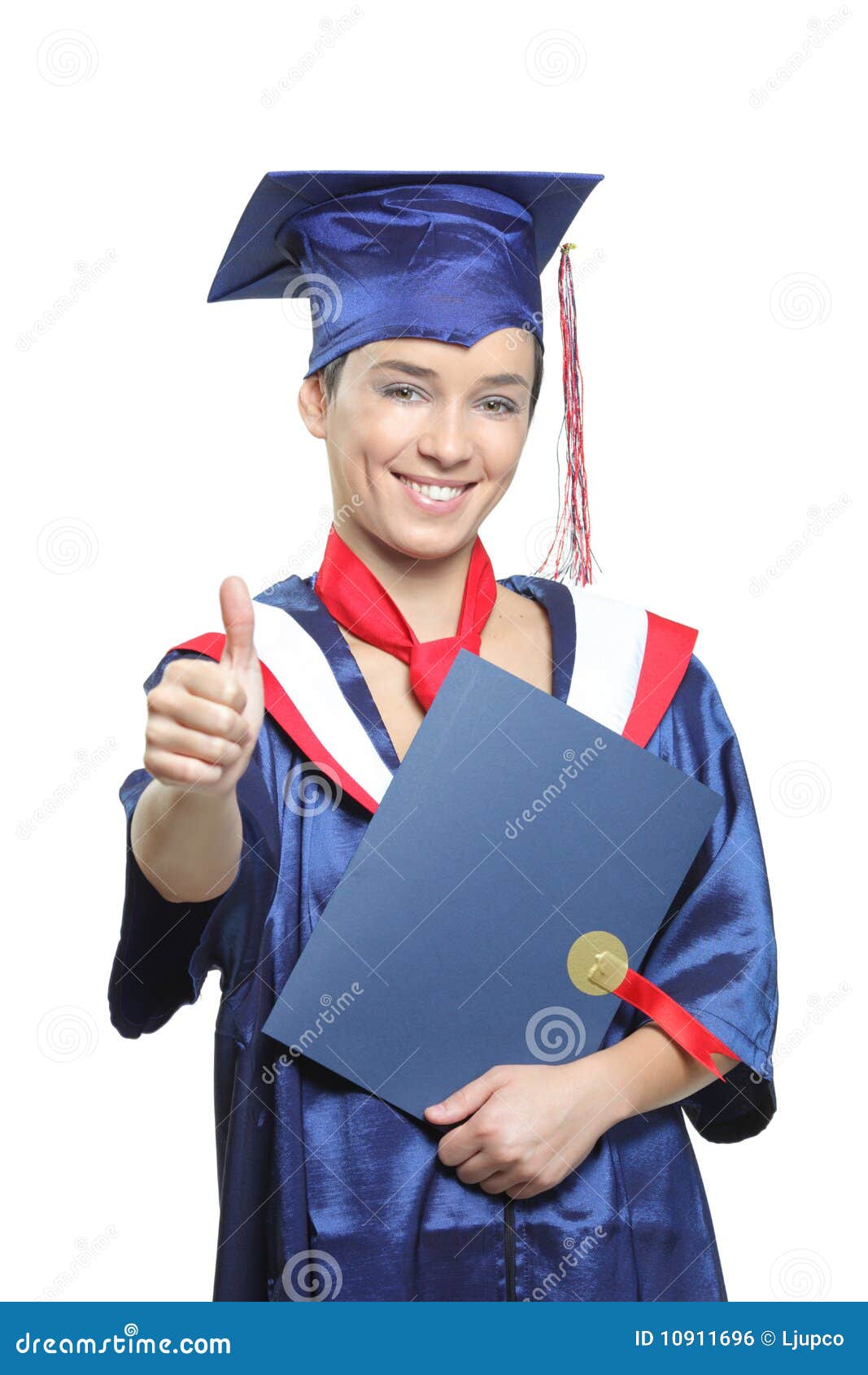 Confident Graduating Student Stock Photo - Image of pride, portrait ...