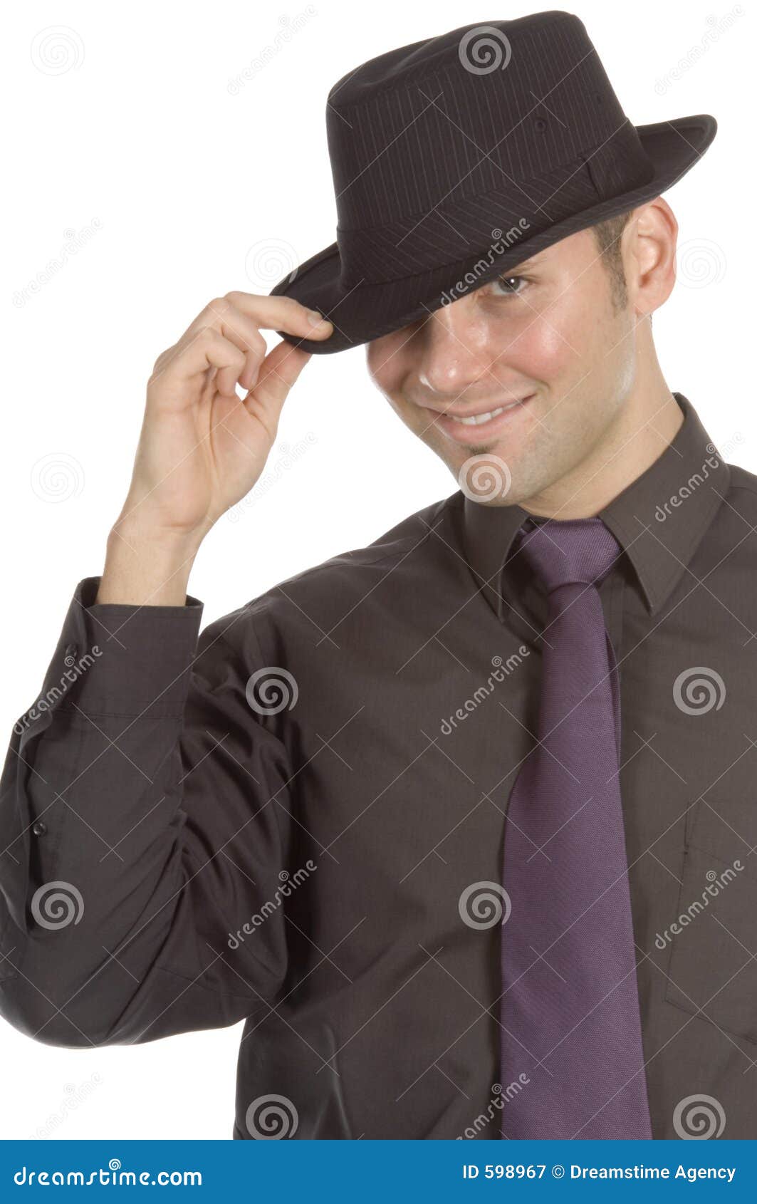 Confident guy stock image. Image of mobster, cover, isolated - 598967