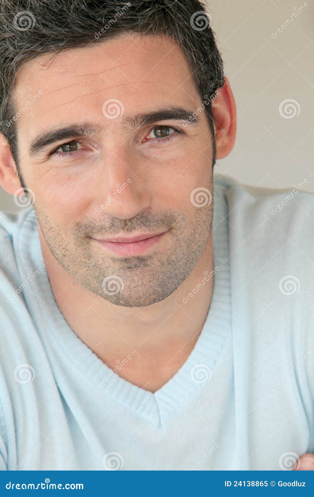 Confident guy portrait stock image. Image of relax, smart - 24138865