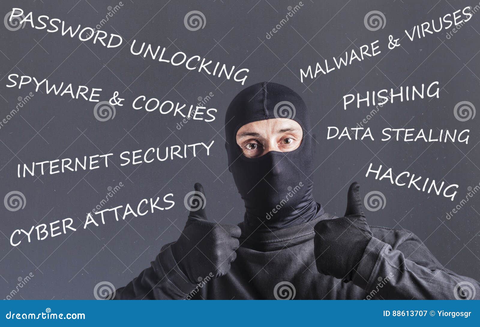 Confident hacker stock image. Image of crime, code, secret - 88613707