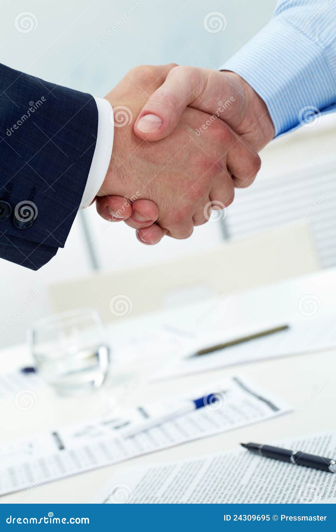 Confident handshake stock image. Image of achievement - 24309695