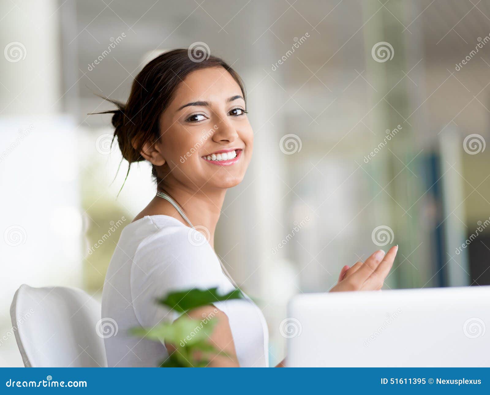 Confident about her future stock image. Image of businesswomen - 51611395