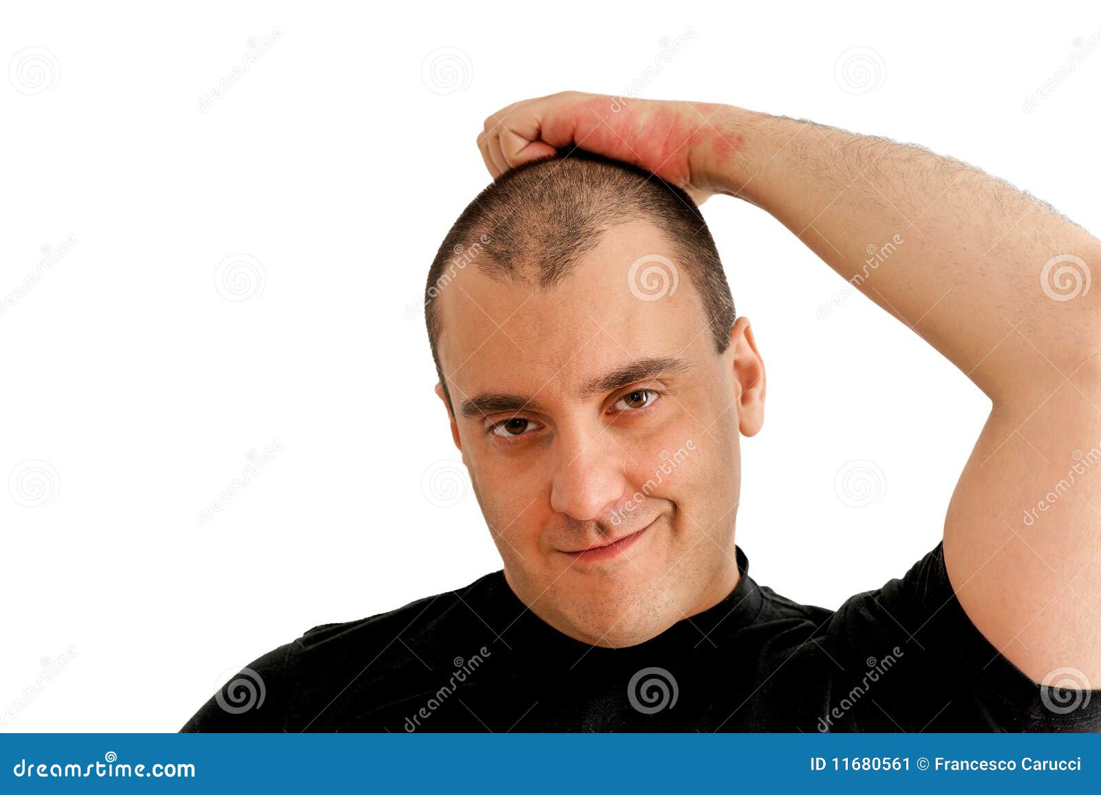Confident Italian Man. Isolated. Stock Image - Image of hair, studio ...